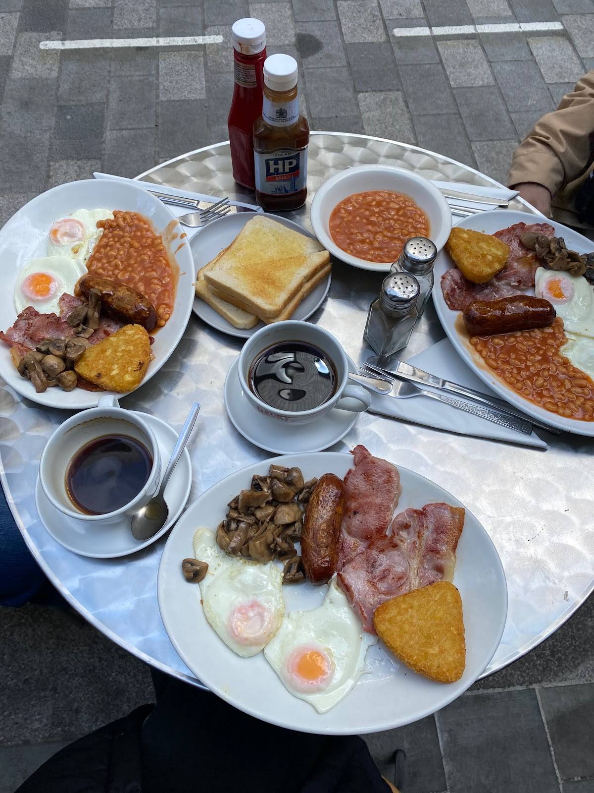 Menu at Little Portland cafe, London