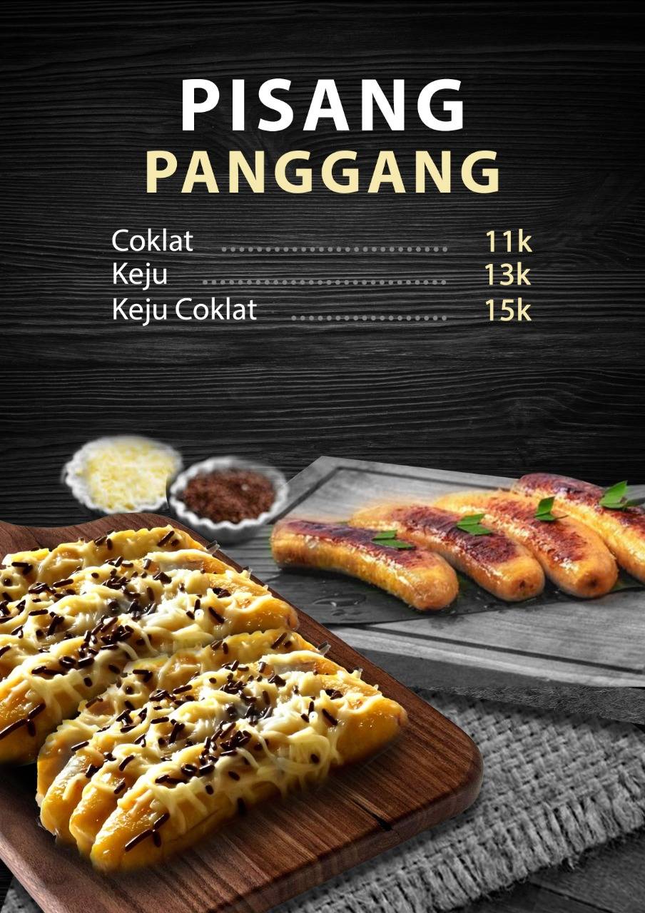 Menu at Long Last Hankam Indomie, Roti Panggang, Roti Bakar, Pisang ...