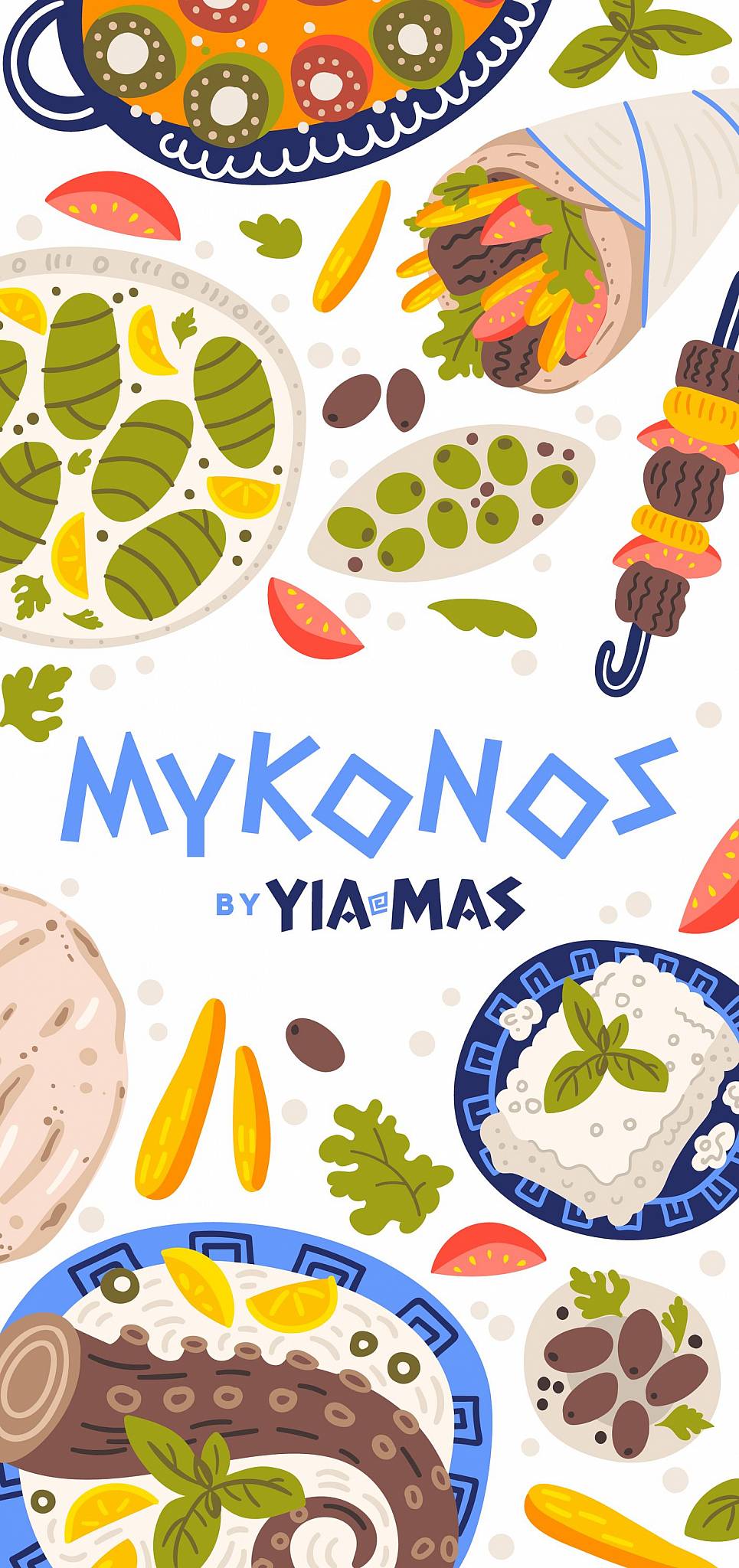 Menu at MYKONOS by YIAMAS restaurant, Cospicua, VFS