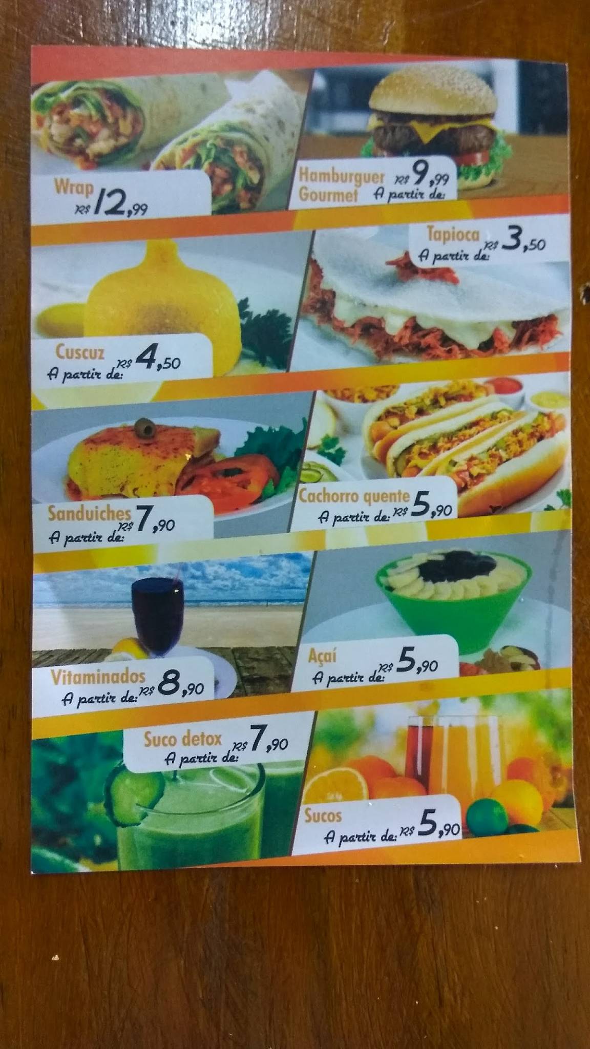 Menu em Malibu Surf-food restaurante, Brasília