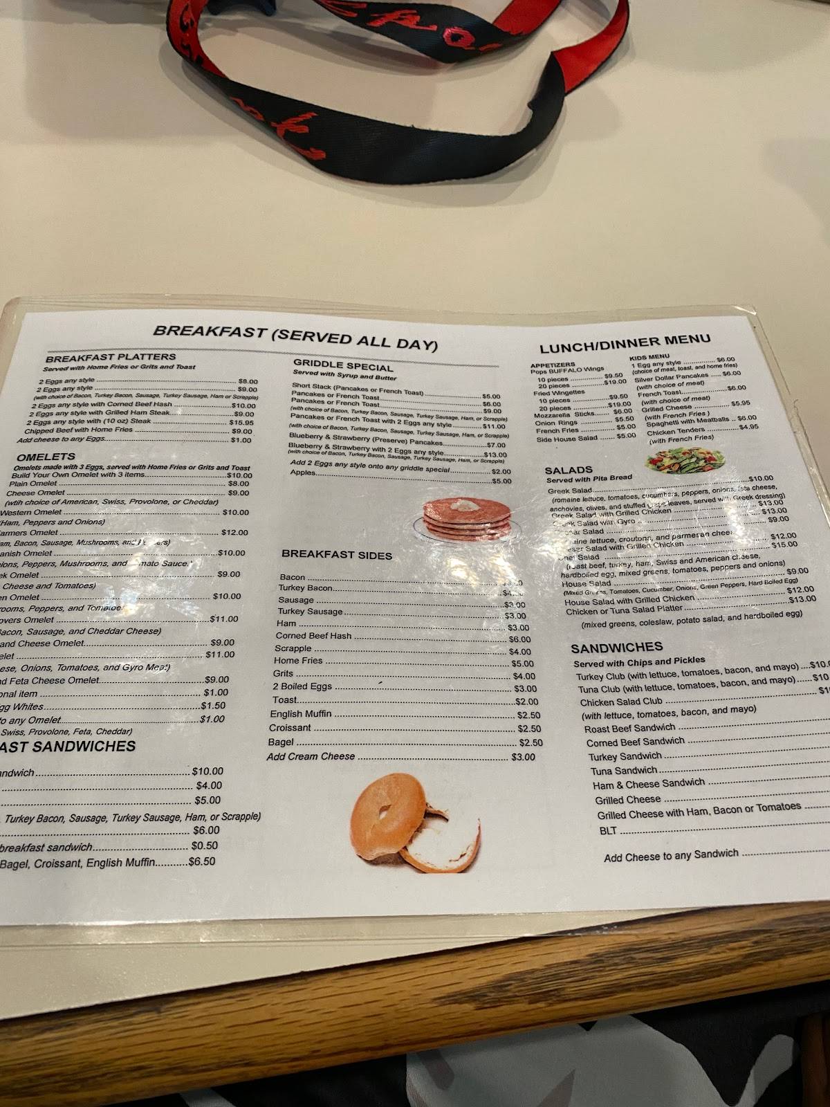 Menu at Mrs. K's Restaurant, Upper Marlboro