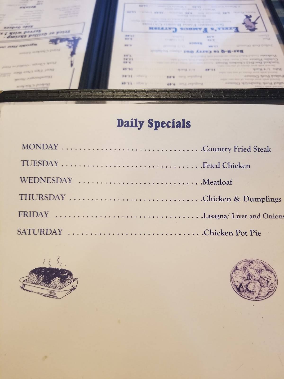 Menu at Mary's Kitchen restaurant, Fort Walton Beach, 99 Eglin Pkwy NE