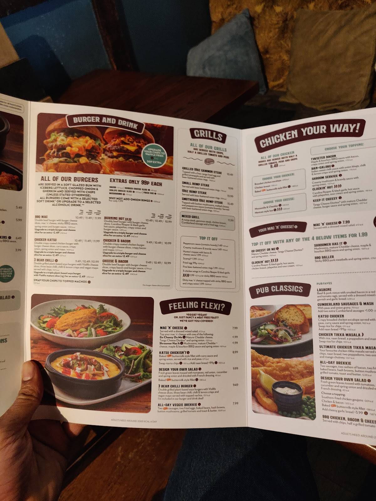 Menu at Minster Tavern pub & bar, Ely