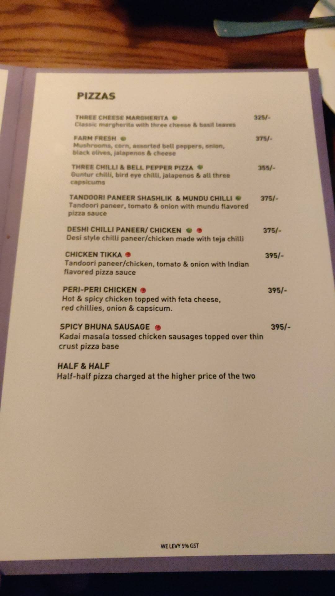 Menu at Mocha Patiala, Patiala