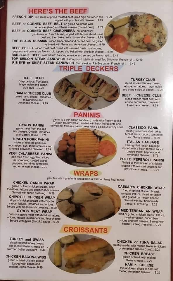 Menu at Morris Diner & Pancake House restaurant, Morris