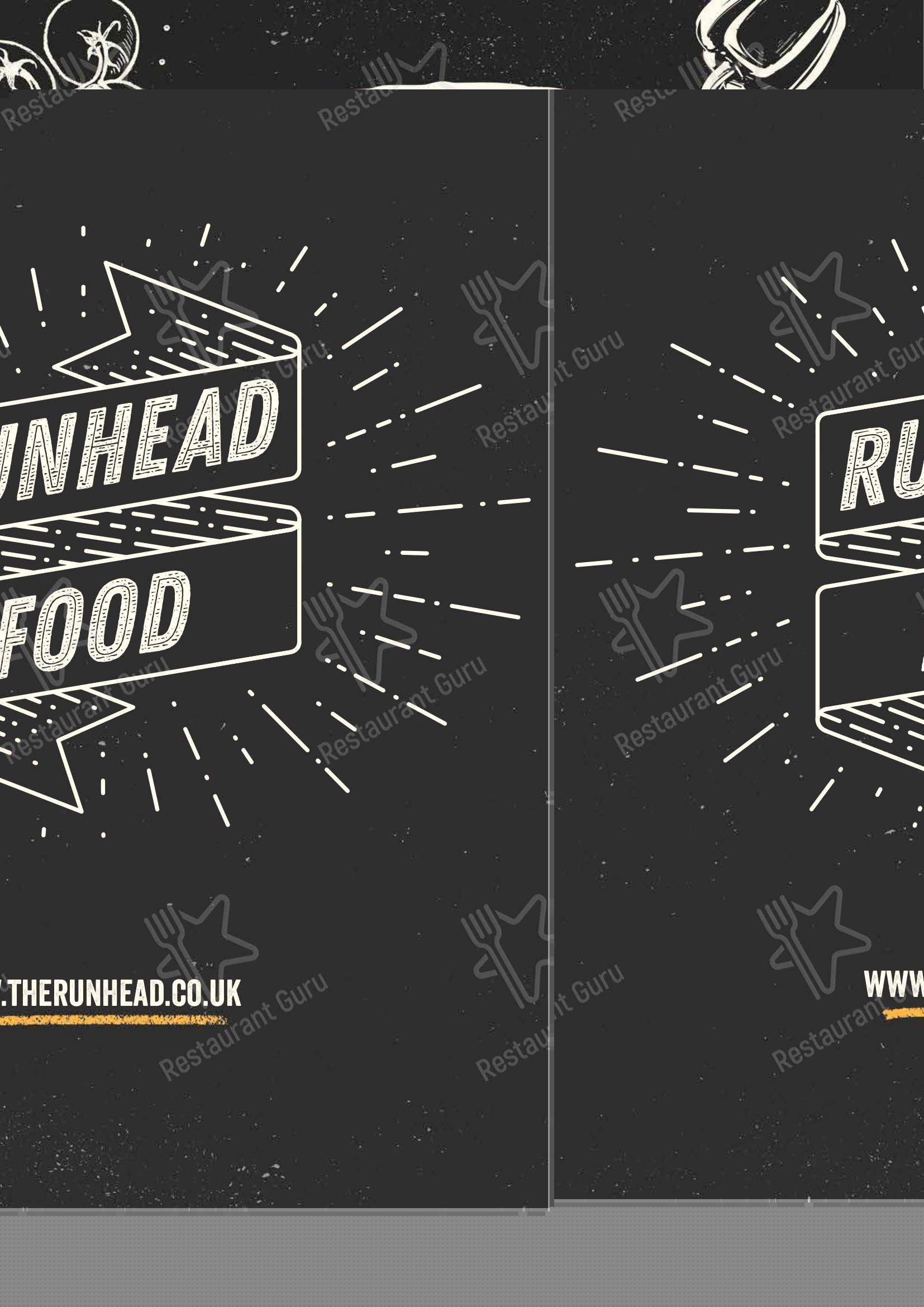 Menu at The Runhead pub & bar, Ryton, Holburn La