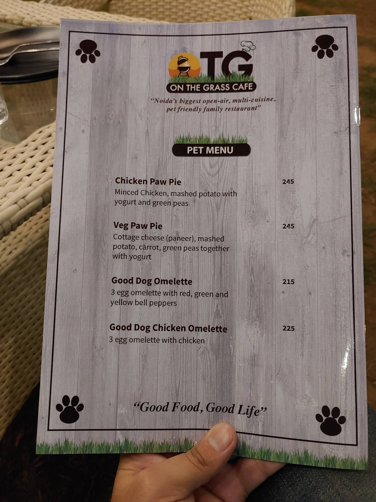 Menu at OTG- On The Grass Cafe (BYOB cafe), Noida