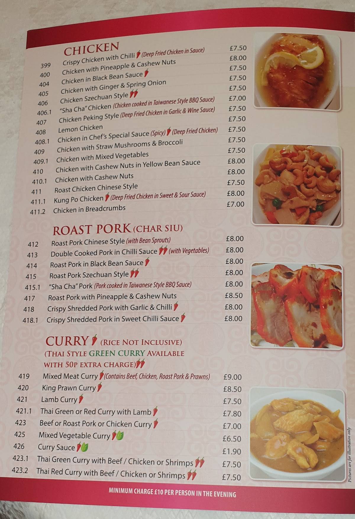 Menu at Golden Palace restaurant, Oxted, 40 Station Rd W