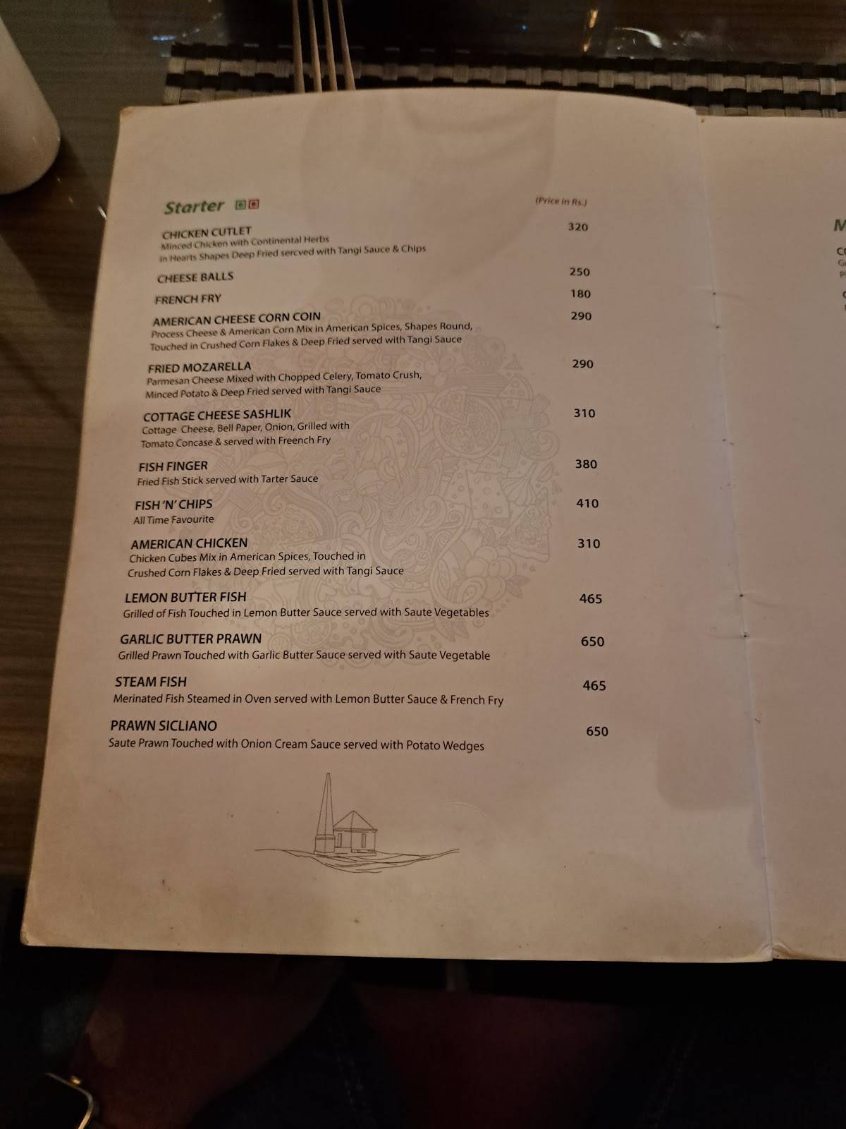 Menu at Pahadi Restaurant, Gopapali