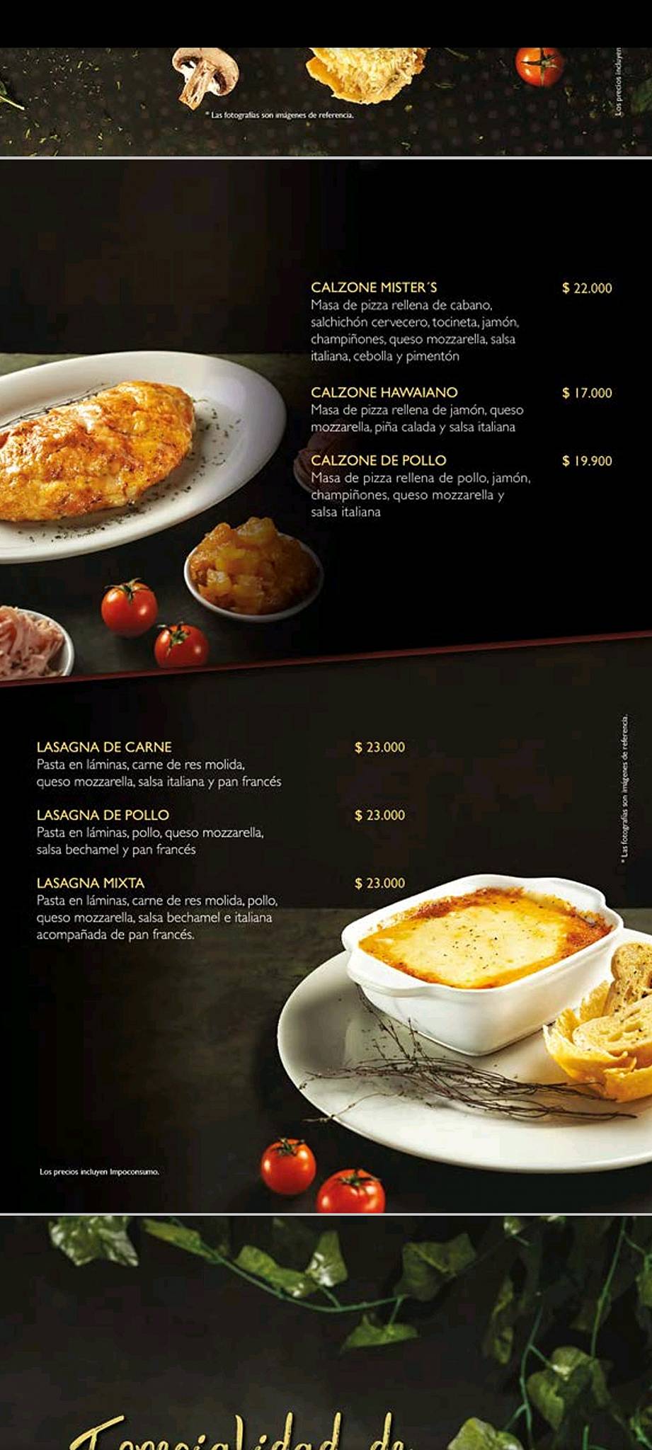 Carta del restaurante Mister Pollo Norte, Pasto, Cra. 44B #19-56
