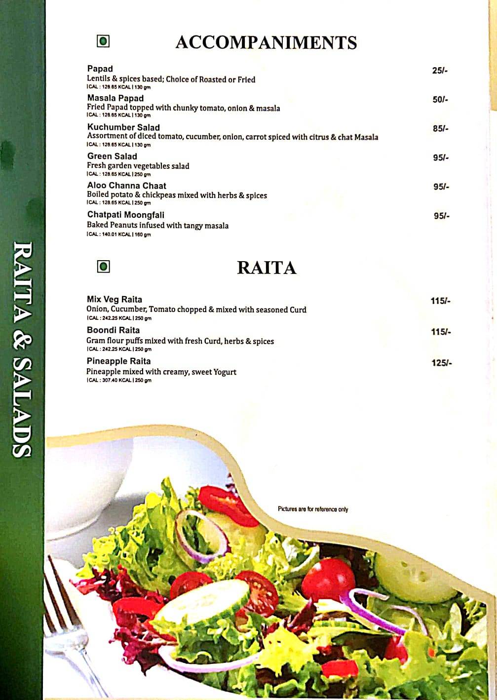 Menu at Pind Balluchi Mantri Square Mall Malleshwaram Bangalore, Bengaluru