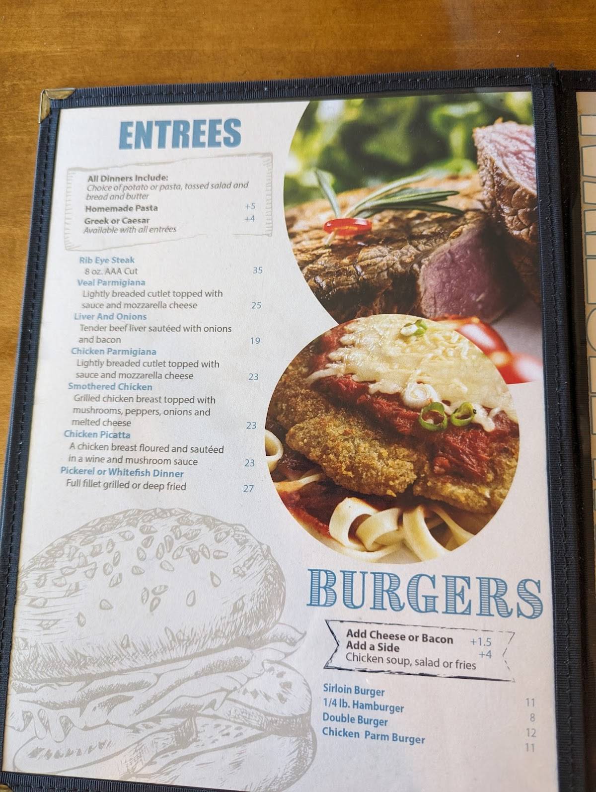 Menu at Sandro's Family Restaurant, Sault Ste. Marie