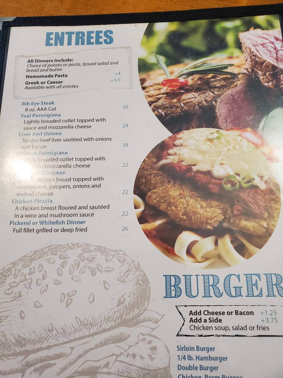 Menu at Sandro's Family Restaurant, Sault Ste. Marie