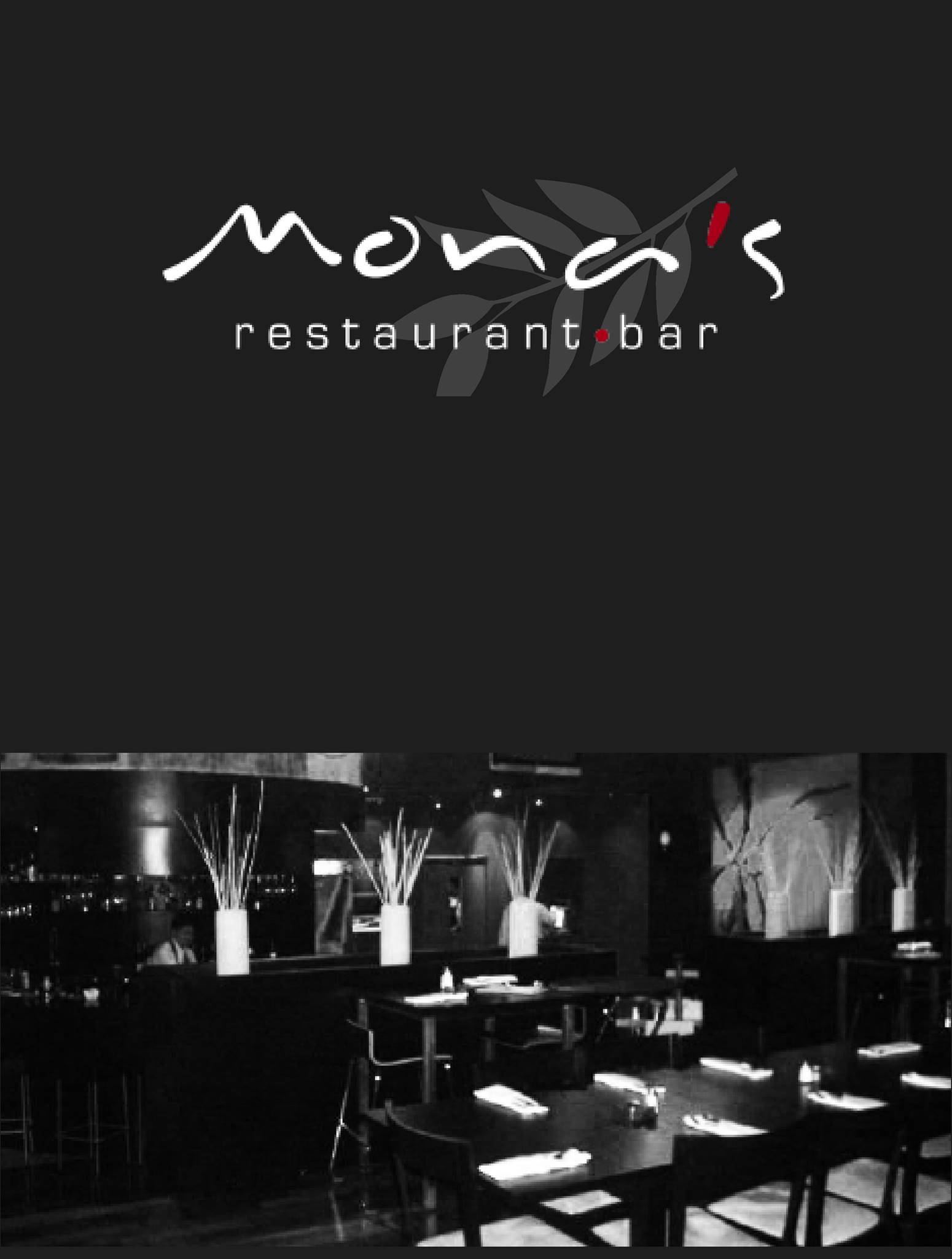 Menu at Mona's restaurant, Nuevo Laredo