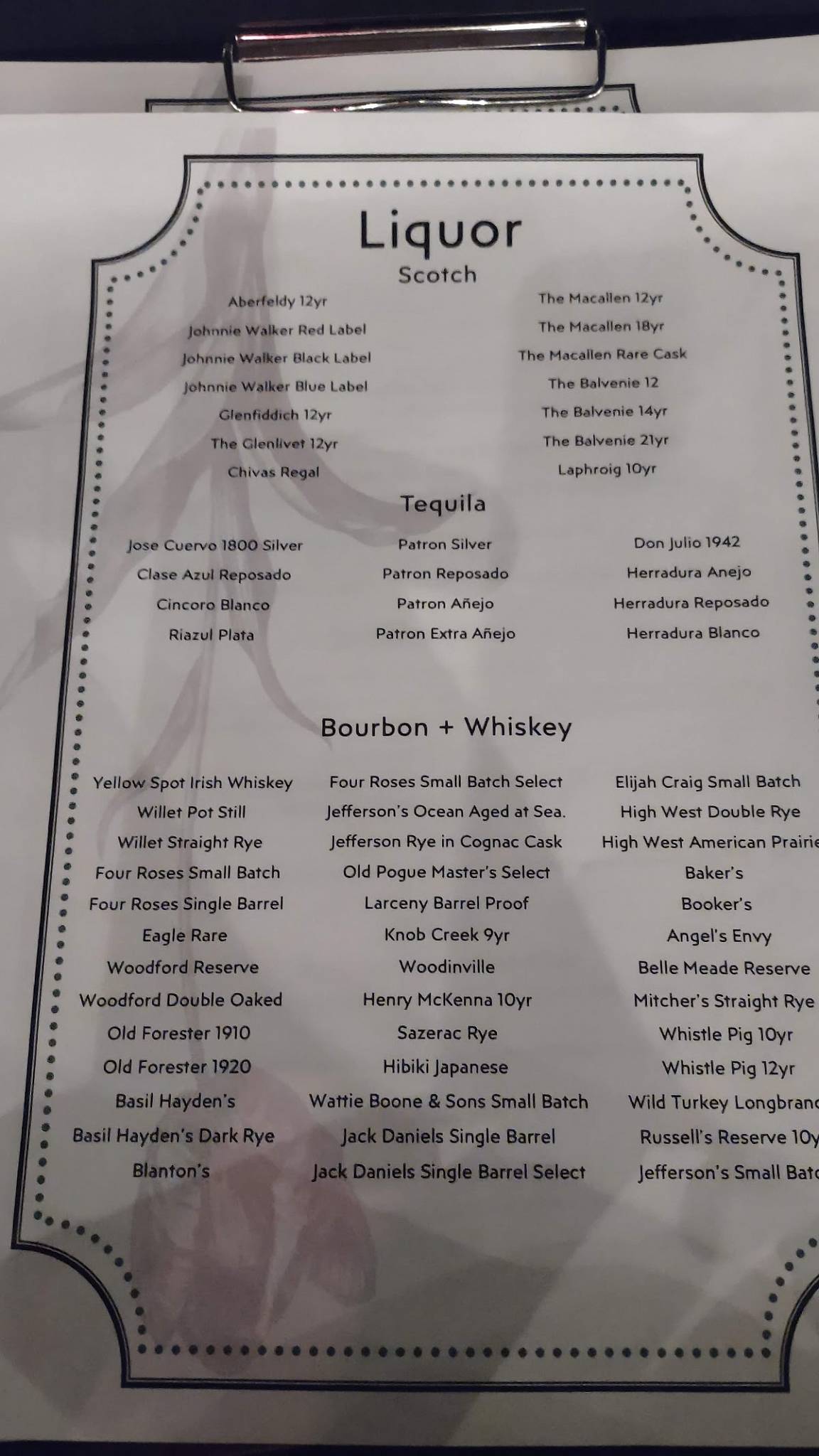 Menu at Stacks Bar and Grill, Valparaiso