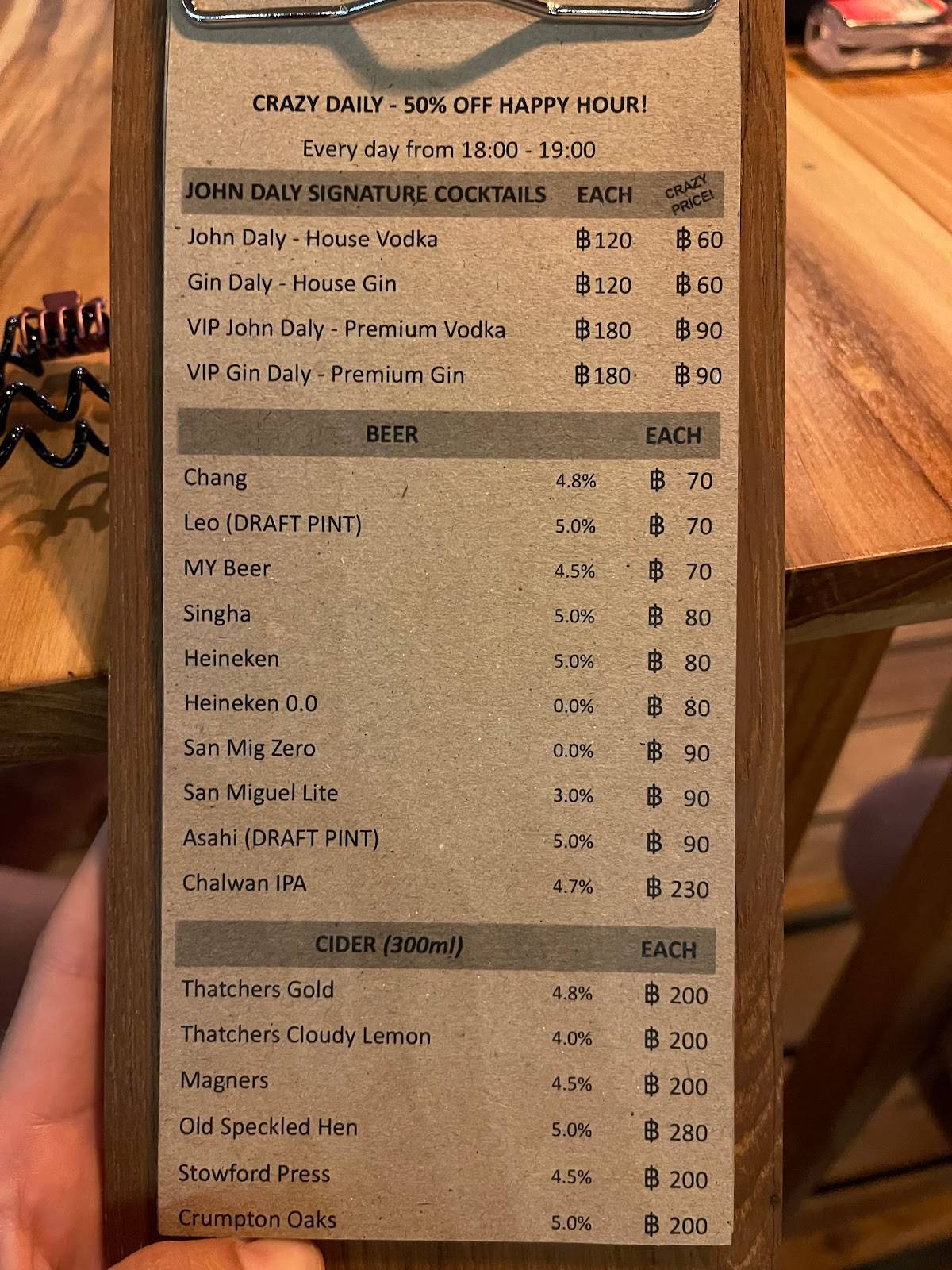 Menu at The Wishing Tree Restaurant & Sports Bar, Ko Samui, 31