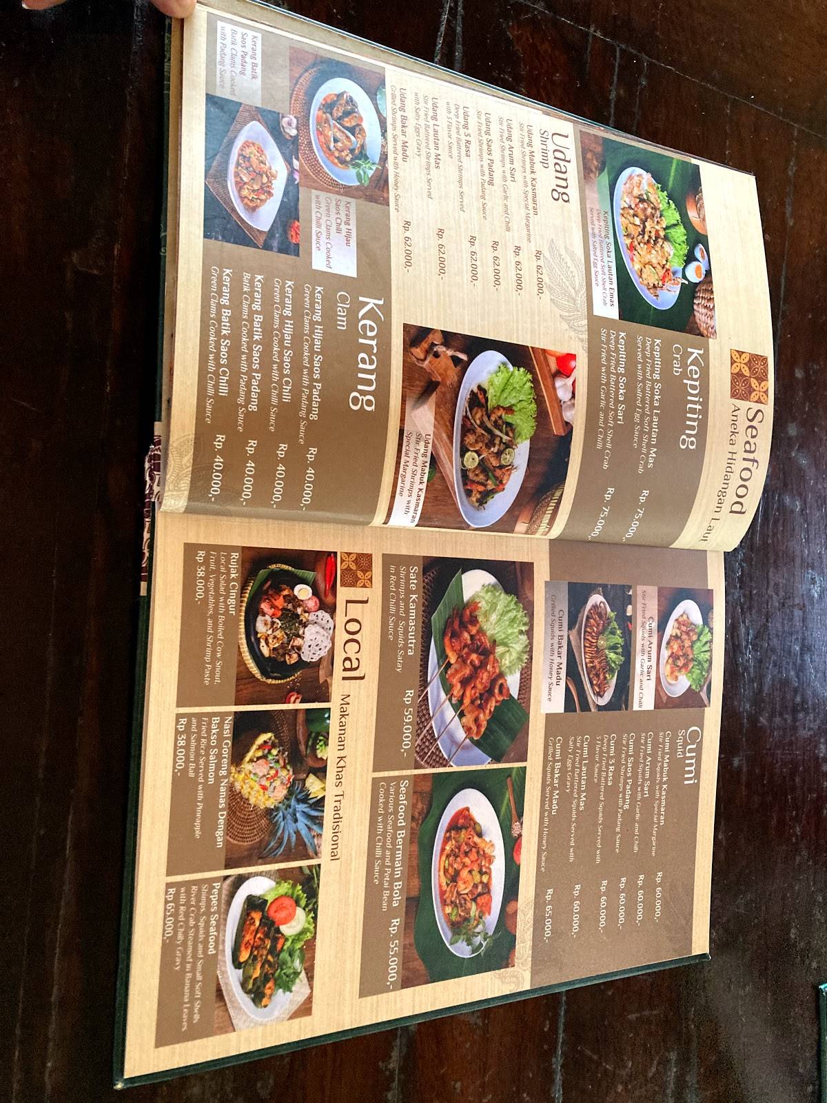 Menu at RM Handayani - Wisata Paiton restaurant, Triwungan, Jl. Raya ...