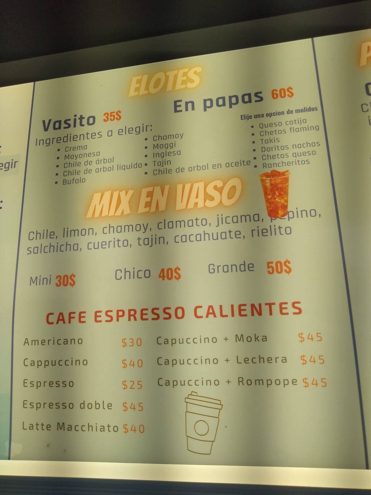 Menu at Raspapas Carnero restaurant, Zapopan, Vía Láctea 3444