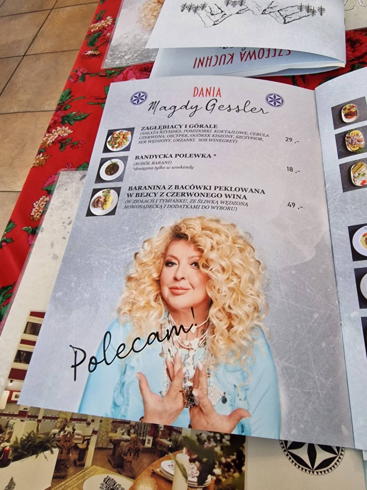 Carta del restaurante Restauracja "Idziemy w Góry" PO REWOLUCJACH MAGDY ...
