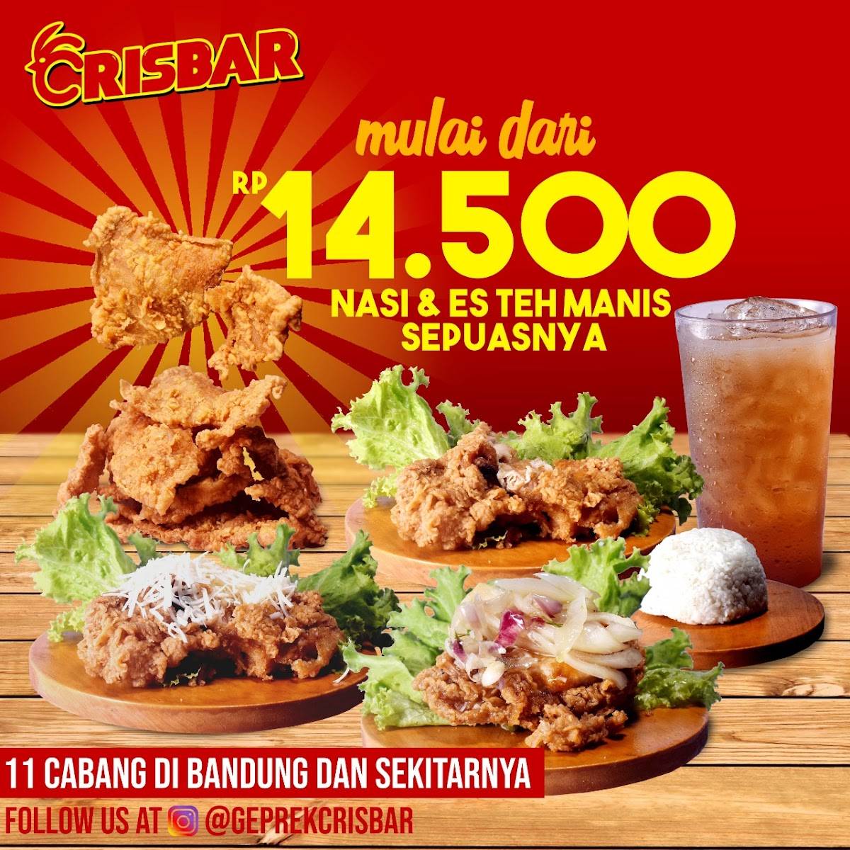 Carta de Ayam Crisbar Tamfest ITB, Bandung