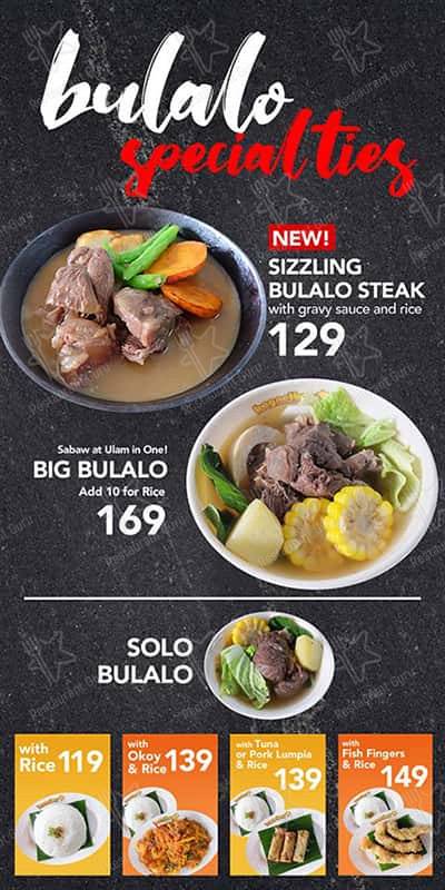Menu at Bagnet Boy restaurant, Quezon City, H3R5+GPH