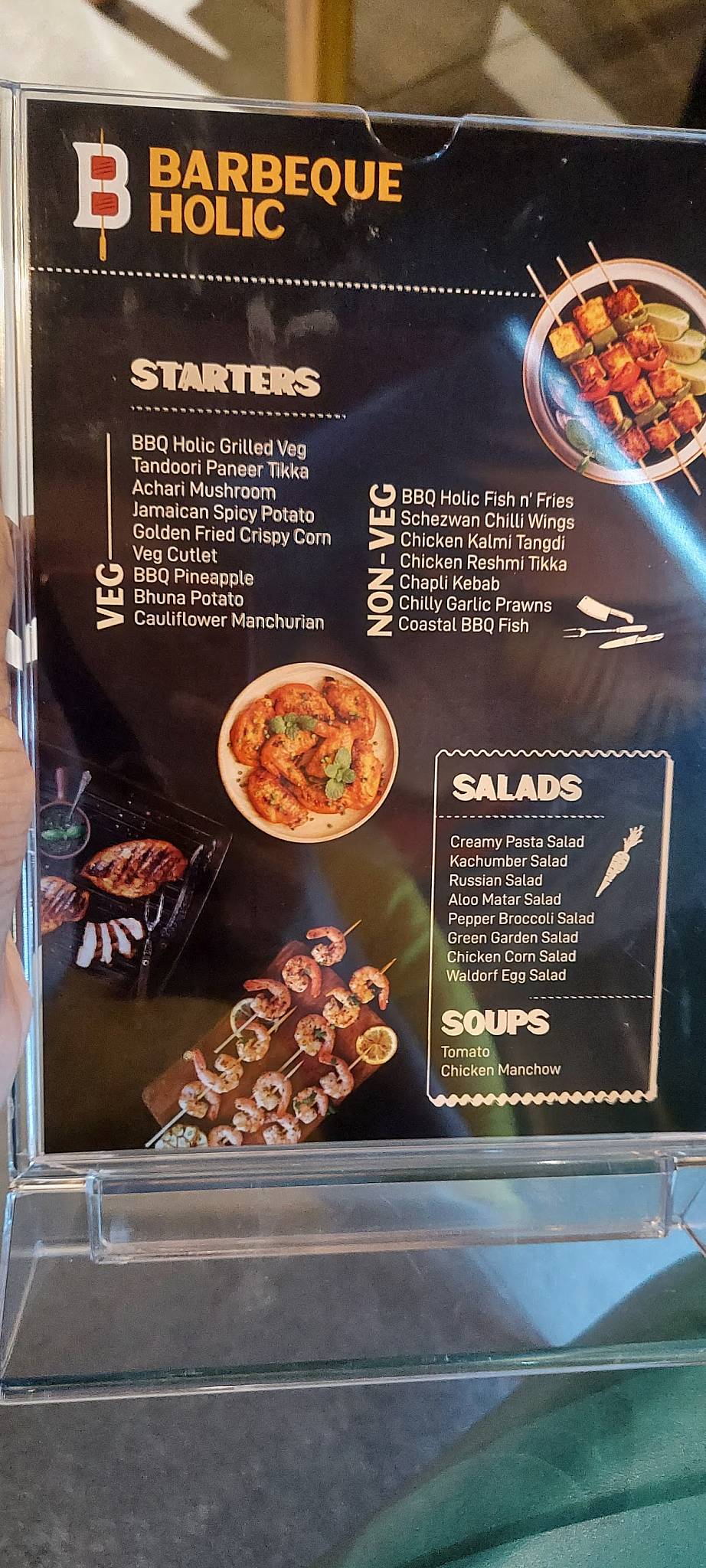 Menu at Barbeque Holic, Hyderabad
