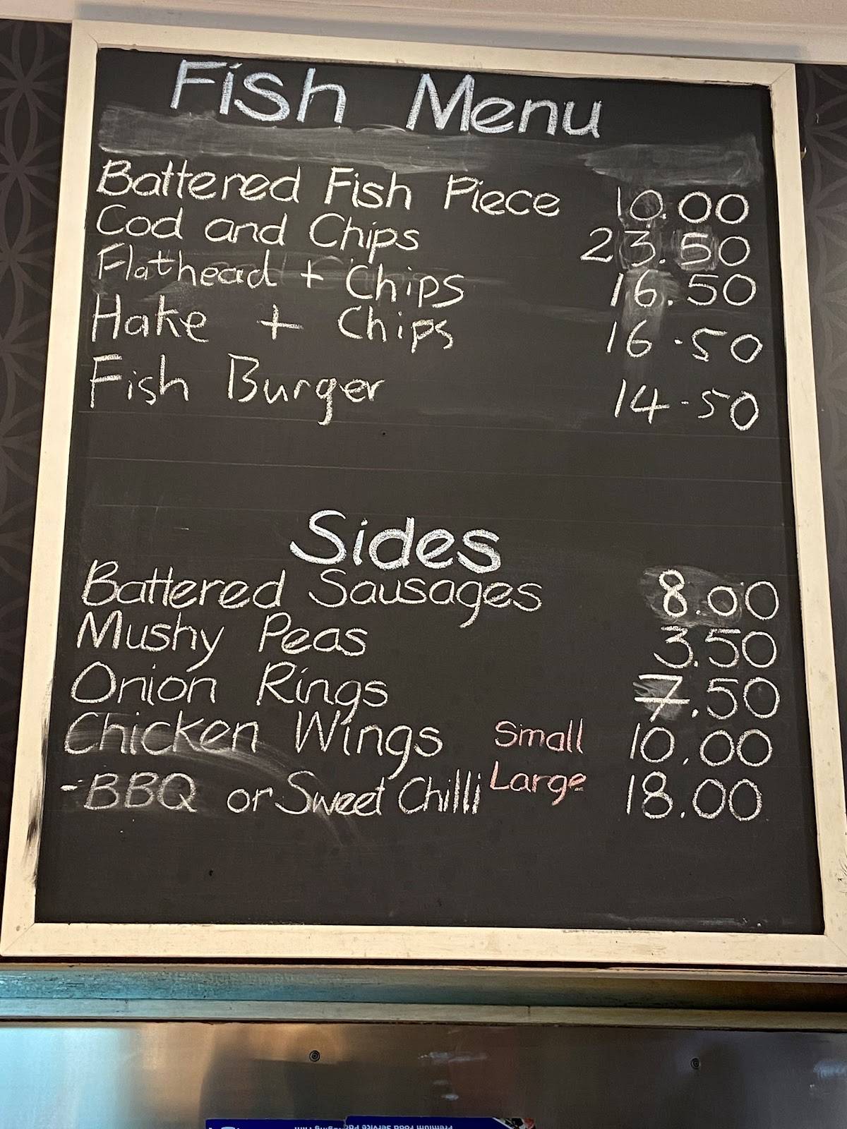 Menu at Big Dave’s Chipper - Café/Restaurant, Maroubra