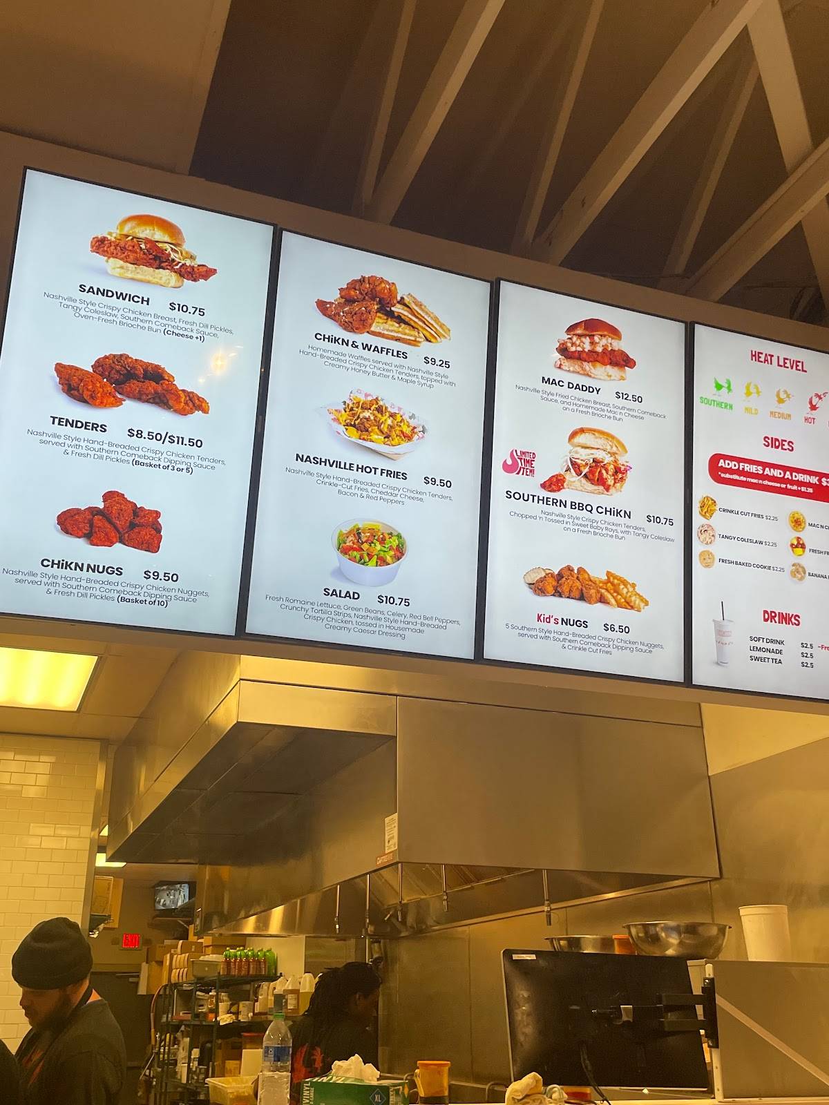 Menu at CHiKN restaurant, Cranberry Township