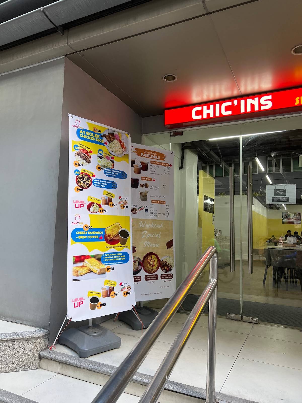 Carta del restaurante Chic'ins Makati Keyland Center (Singapore Laksa ...