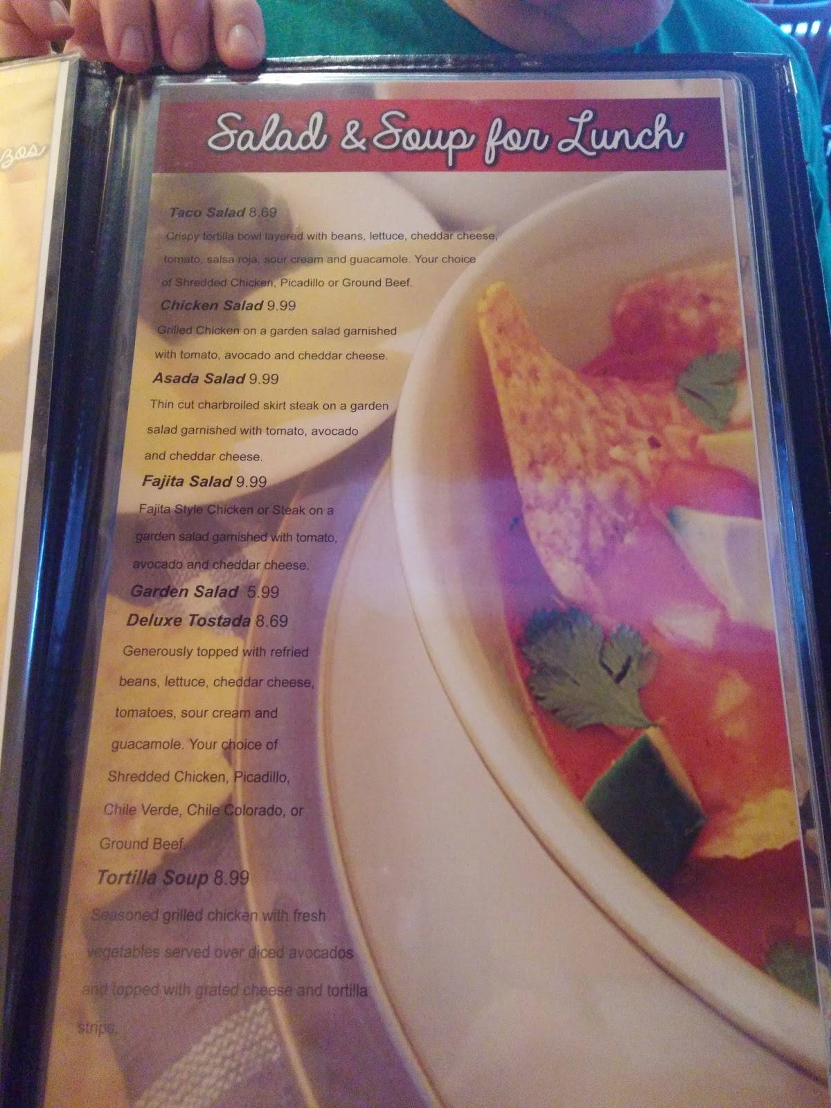 Menu at Don Chuy Mexican Restaurant, Bonney Lake