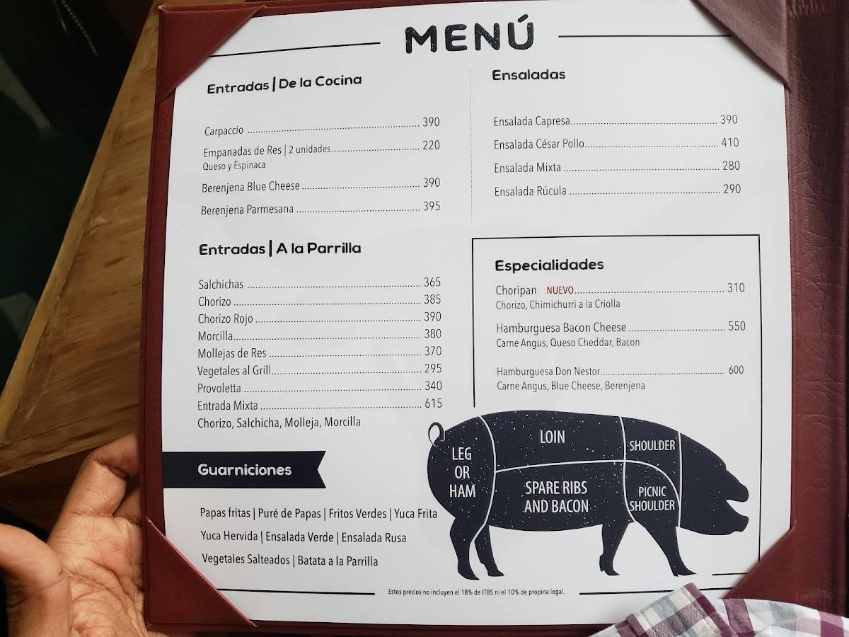 Carta de Don Nestor Parrillada, Santo Domingo, Av. Lope de Vega 13