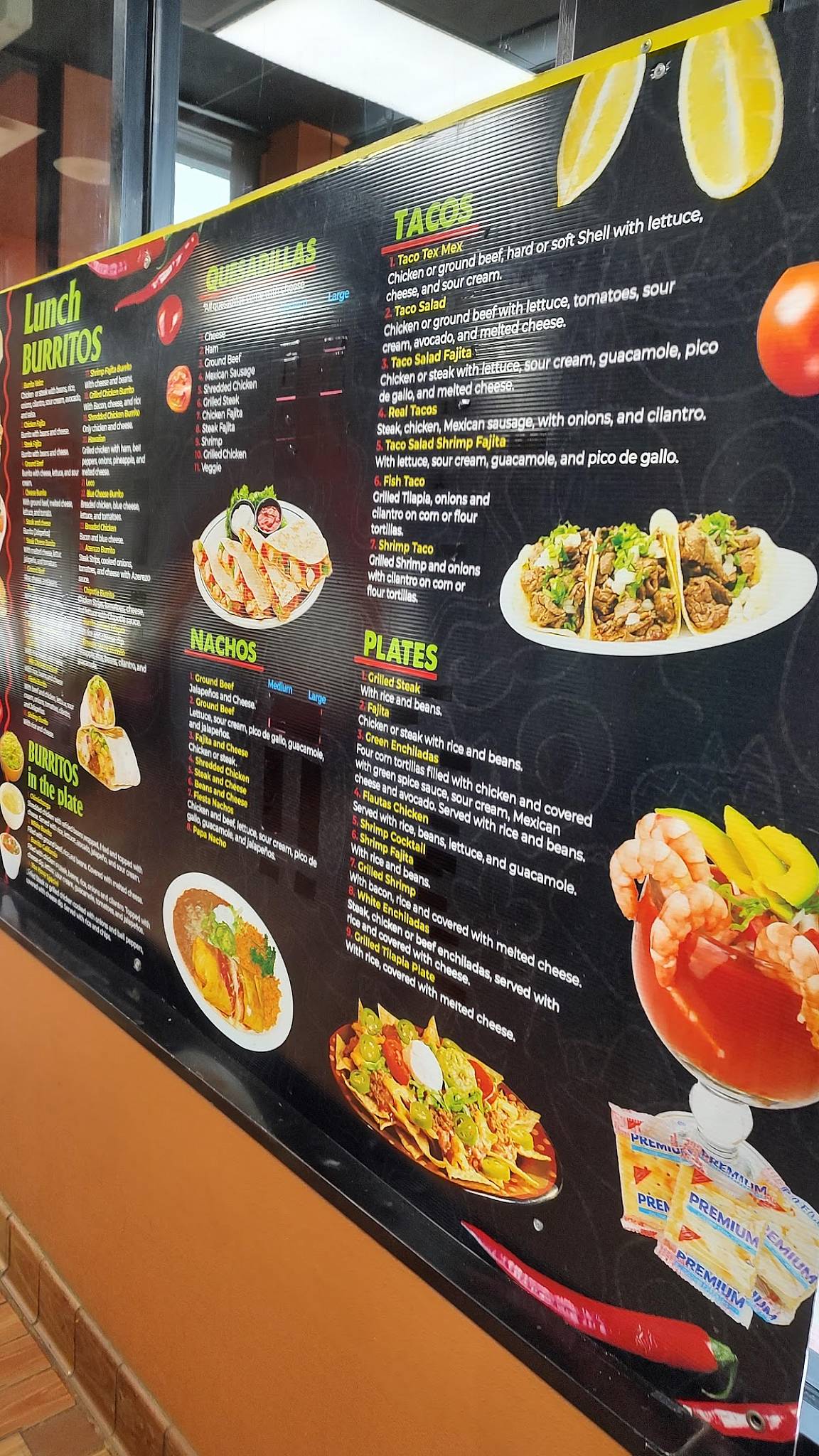 Menu at El Burrito restaurant, East Ellijay, 39 Maddox Cir
