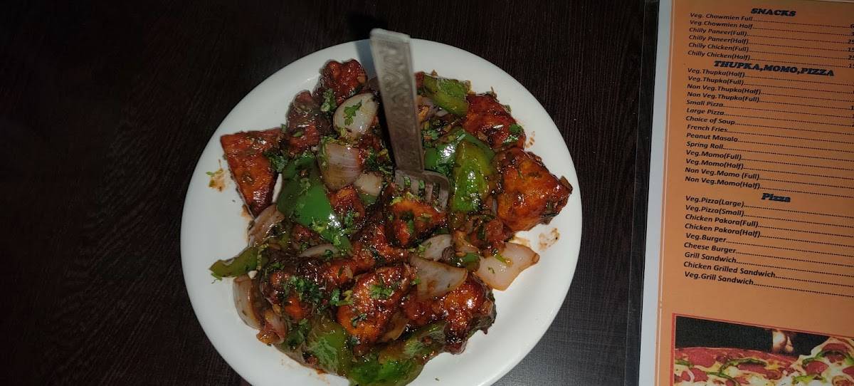 Menu at Food zone, Pandoh