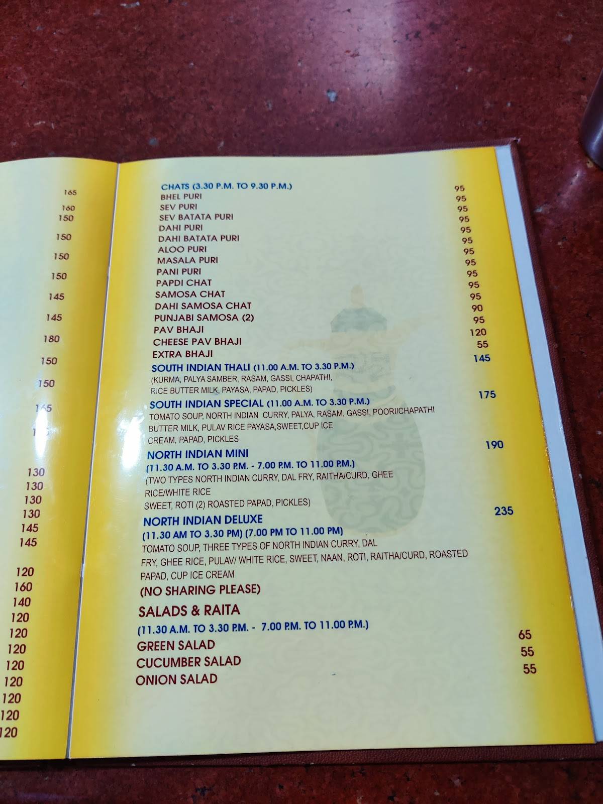 Menu at Gokul Krishna Veg Restaurant, Udupi
