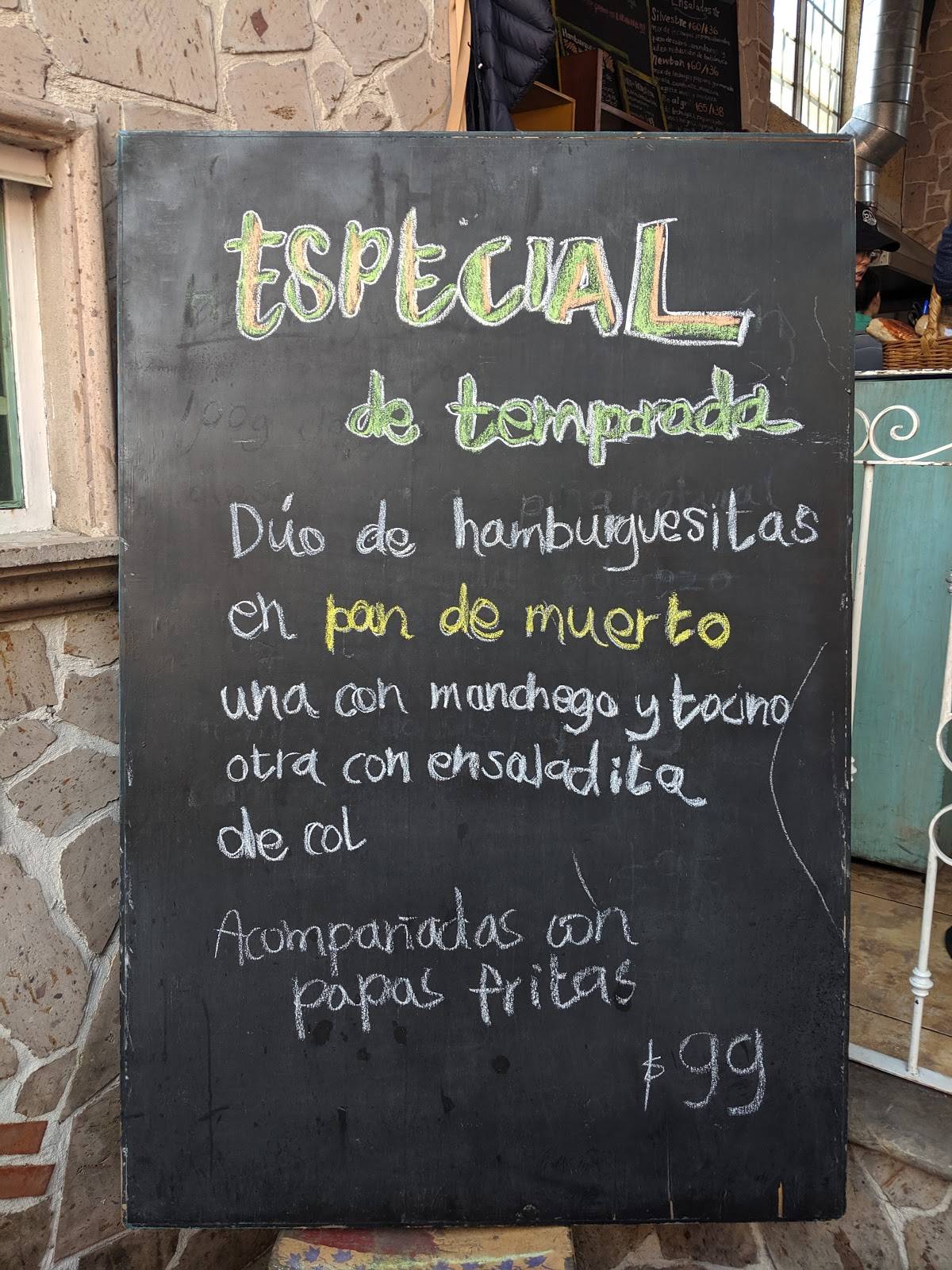 Menu at La Barra de Benito y Catalina, Las Pintitas