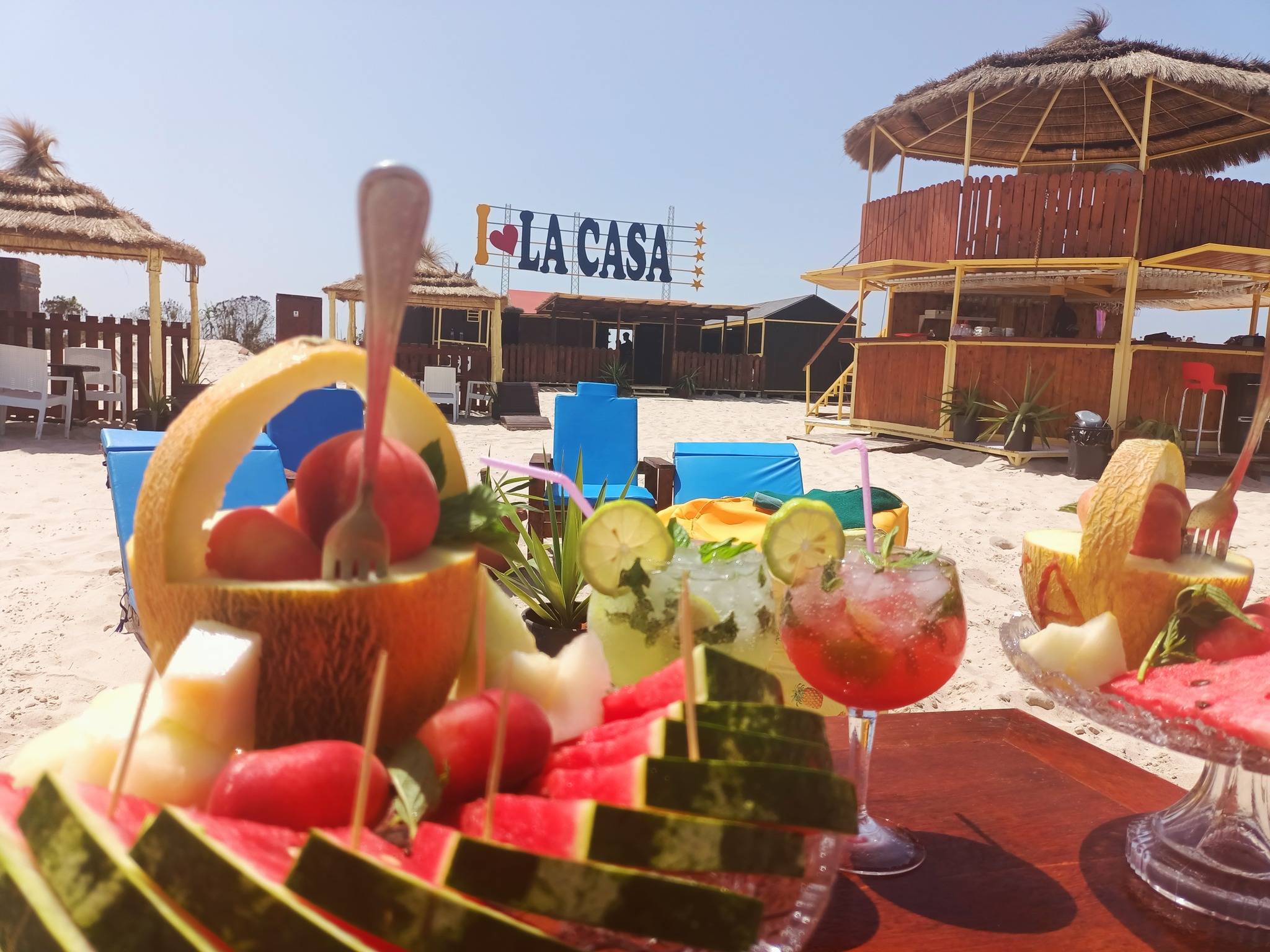Carta del restaurante La Casa Coco Beach, Ghar al Milh