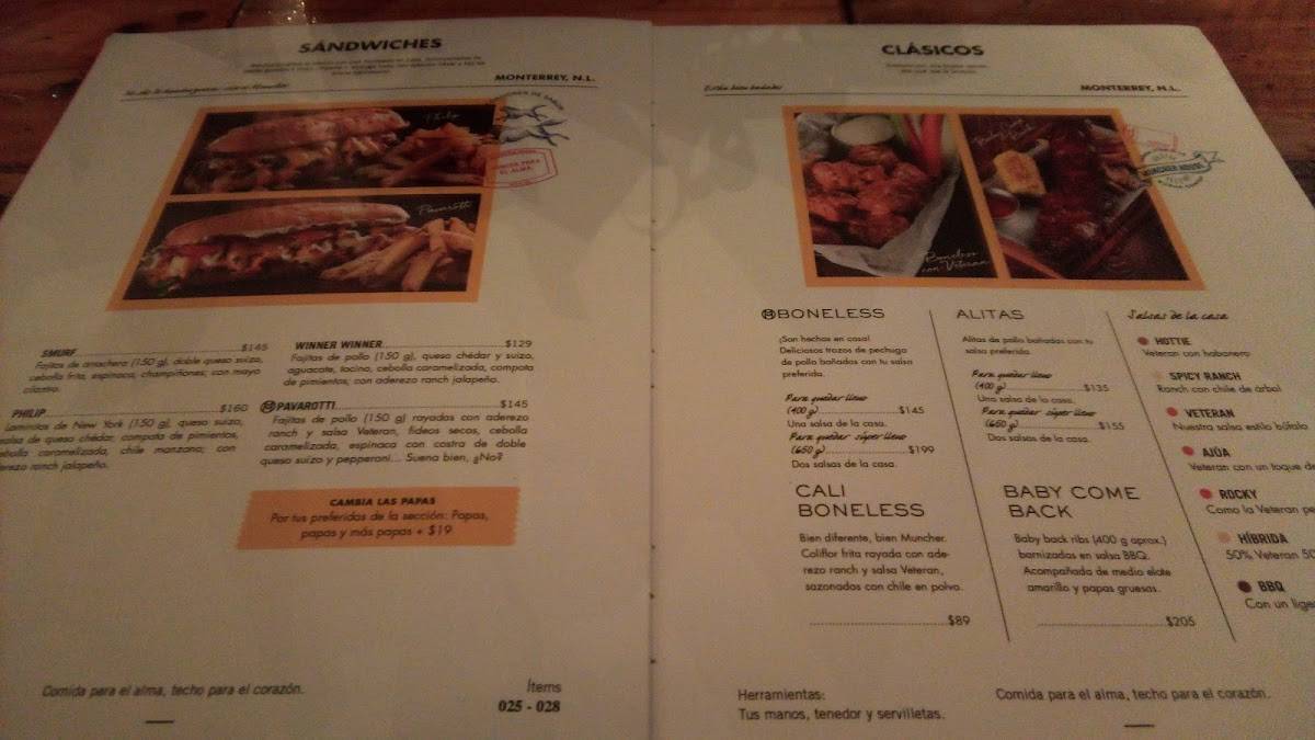 Carta del restaurante Muncher House, San Nicolás del los Garza, Av ...
