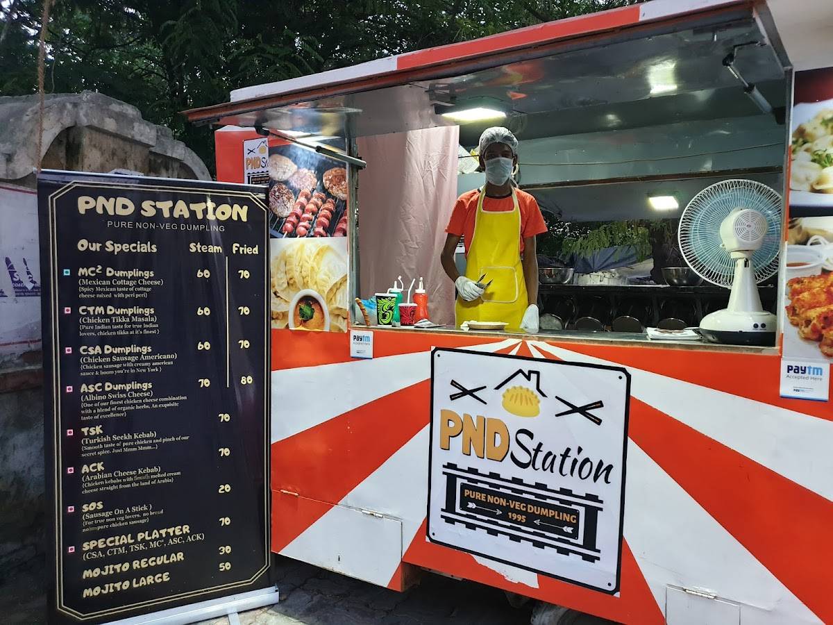 Menu at PND Station, Lucknow