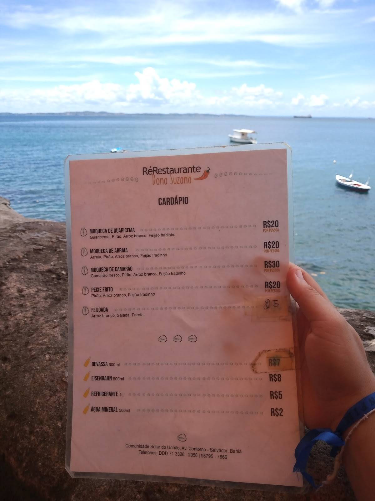 Menu at Ré Restaurante Dona Suzana, Salvador, 1294-1490