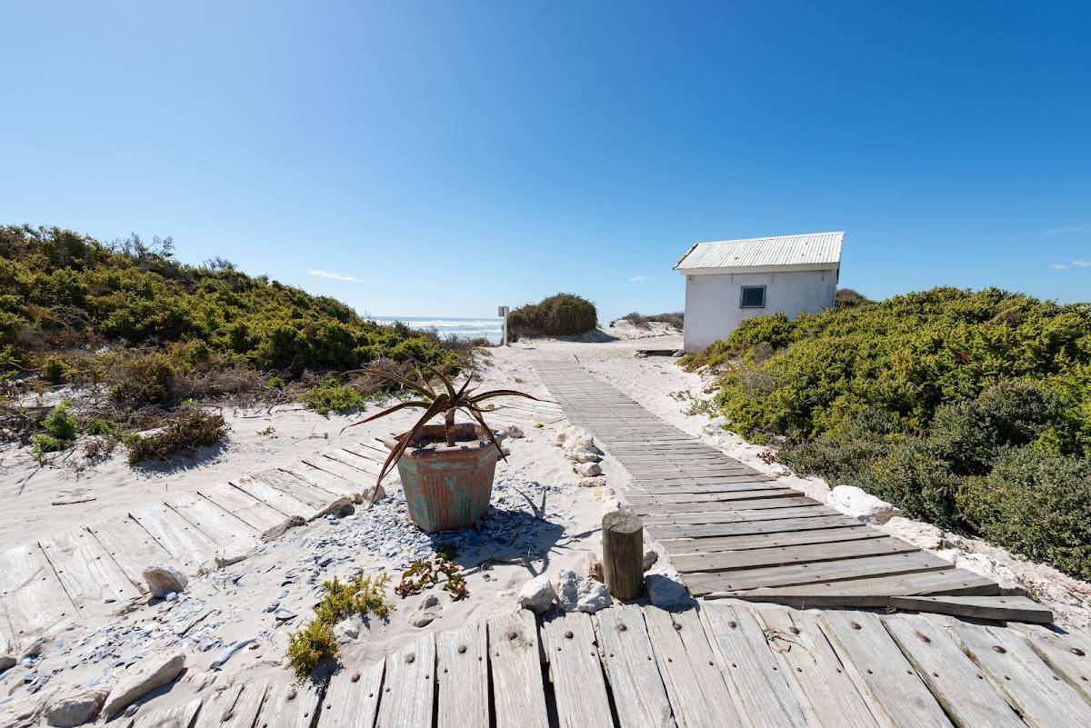 Menu at Strandkombuis restaurant, Yzerfontein