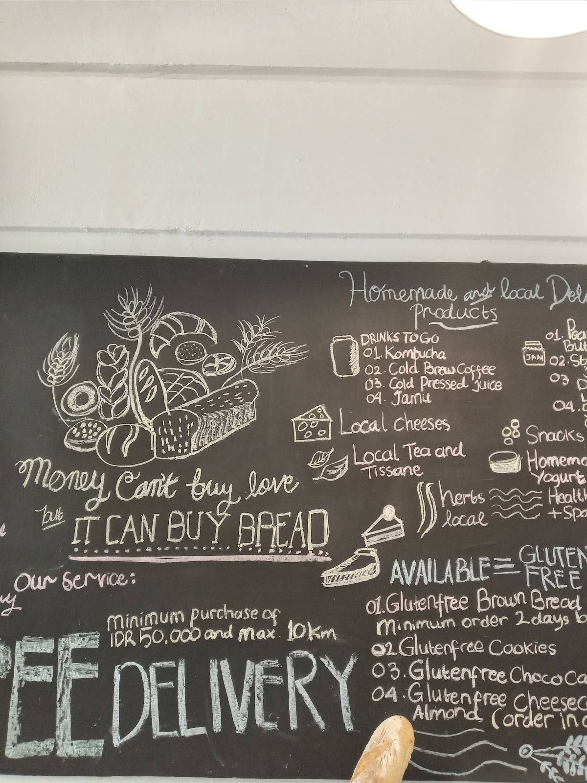 Menu at ViaVia Artisan Bakery, Yogyakarta, Jl. Prawirotaman No.32