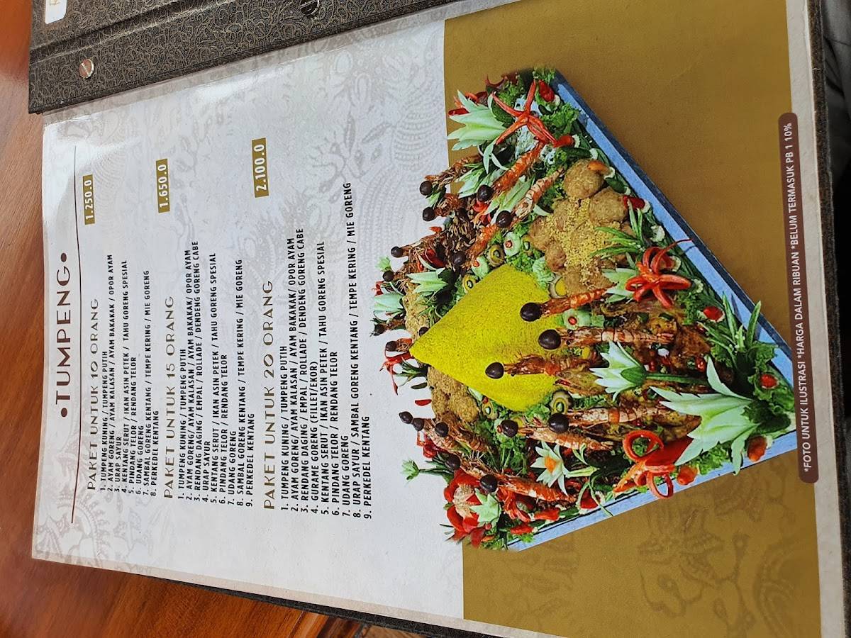 Menu at Restoran Sunda Alam Sari Deltamas restaurant, Bekasi Regency