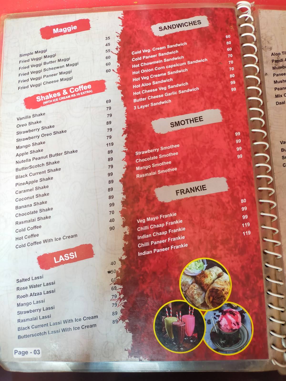 Menu at Snacks Point (Shahi momos wale), Rishikesh