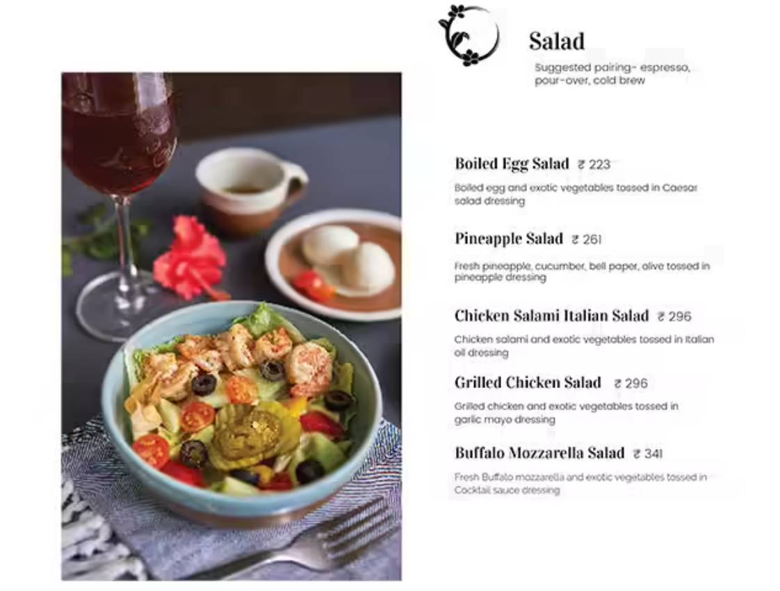 Menu at Roastery Coffee House Jaipur, Jaipur