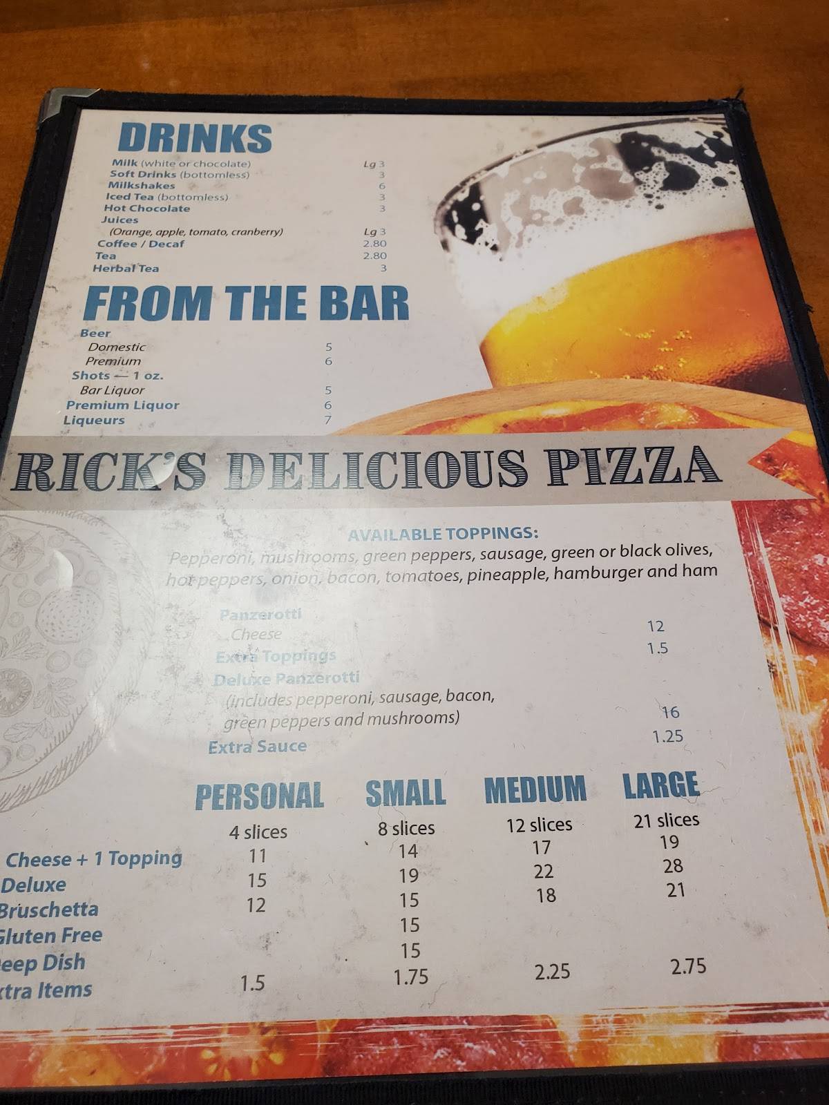 Menu at Sandro's Family Restaurant, Sault Ste. Marie