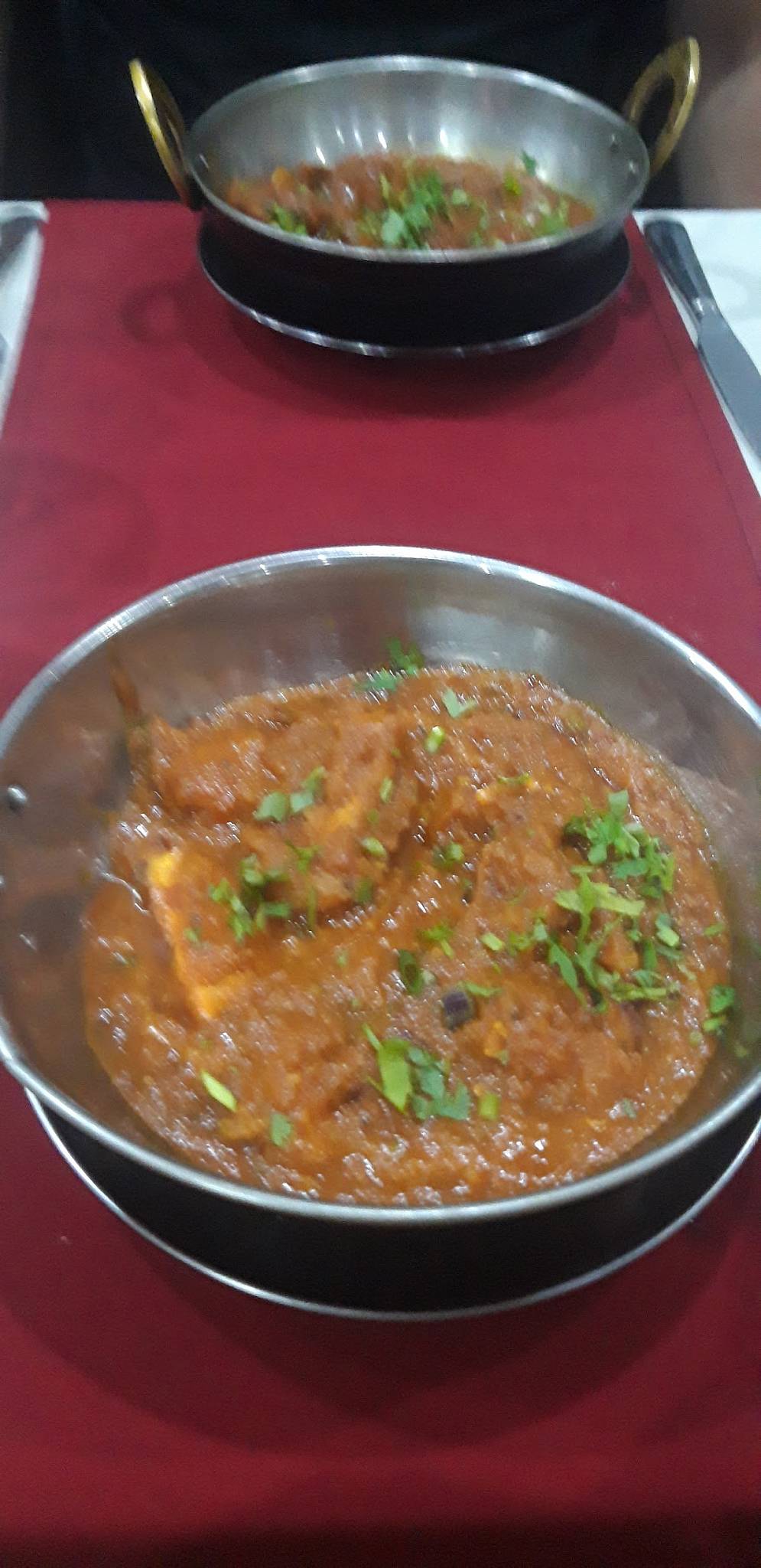 Menu at Shimla Balti restaurant, Wolverhampton