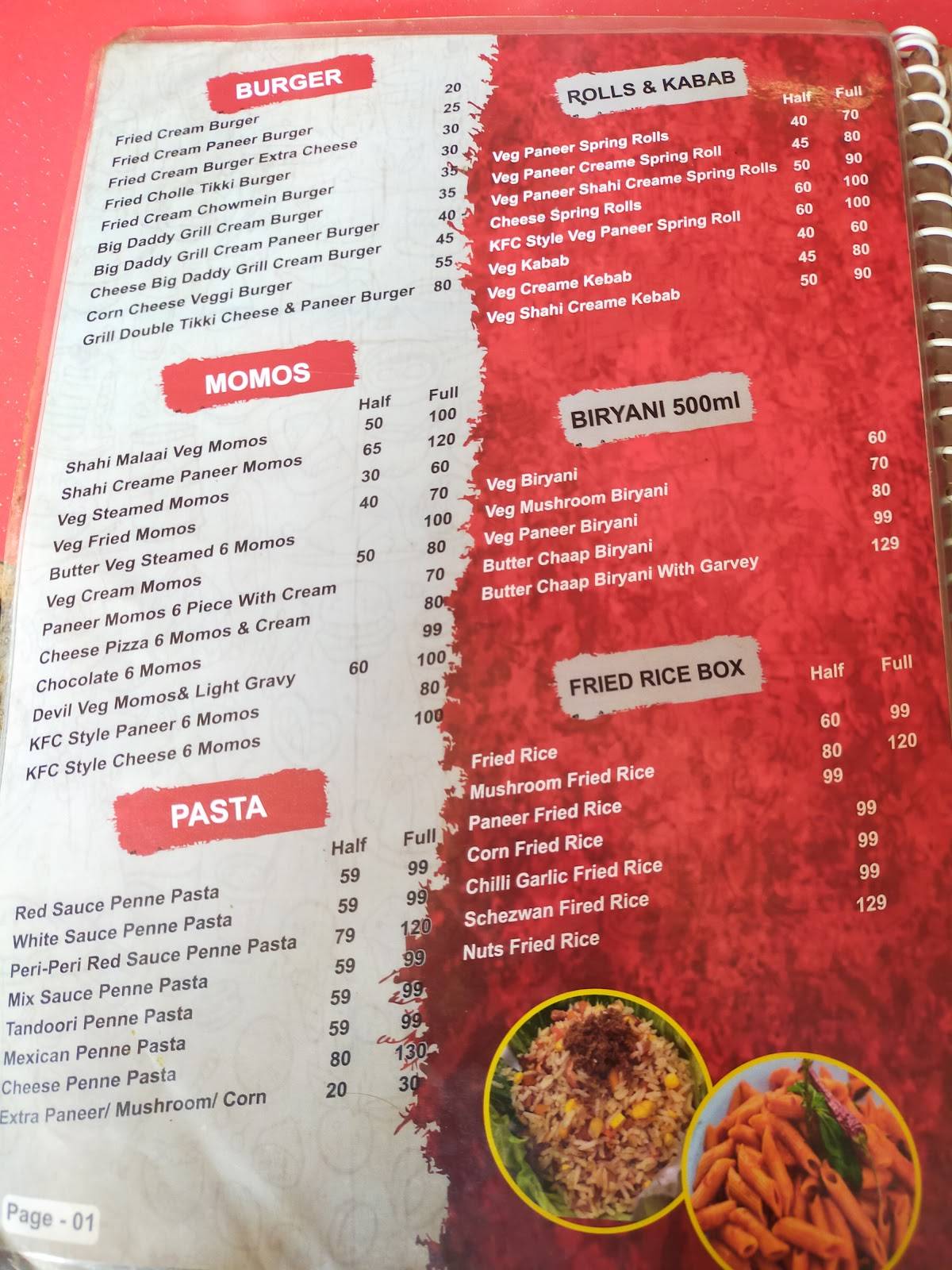 Menu at Snacks Point (Shahi momos wale), Rishikesh