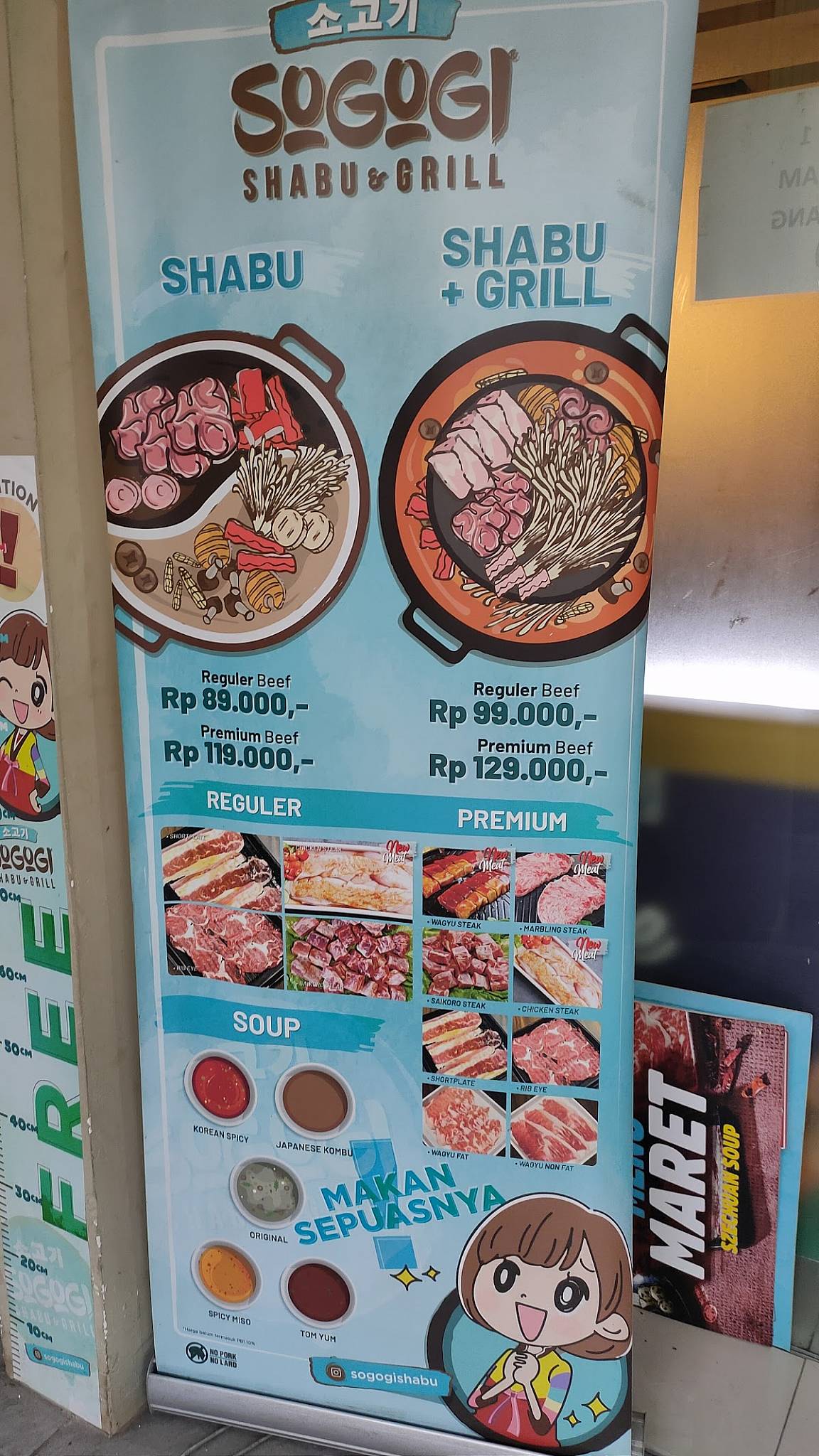 Menu at Sogogi Shabu & Grill Cinere restaurant, Depok, Jl. Cinere Raya ...