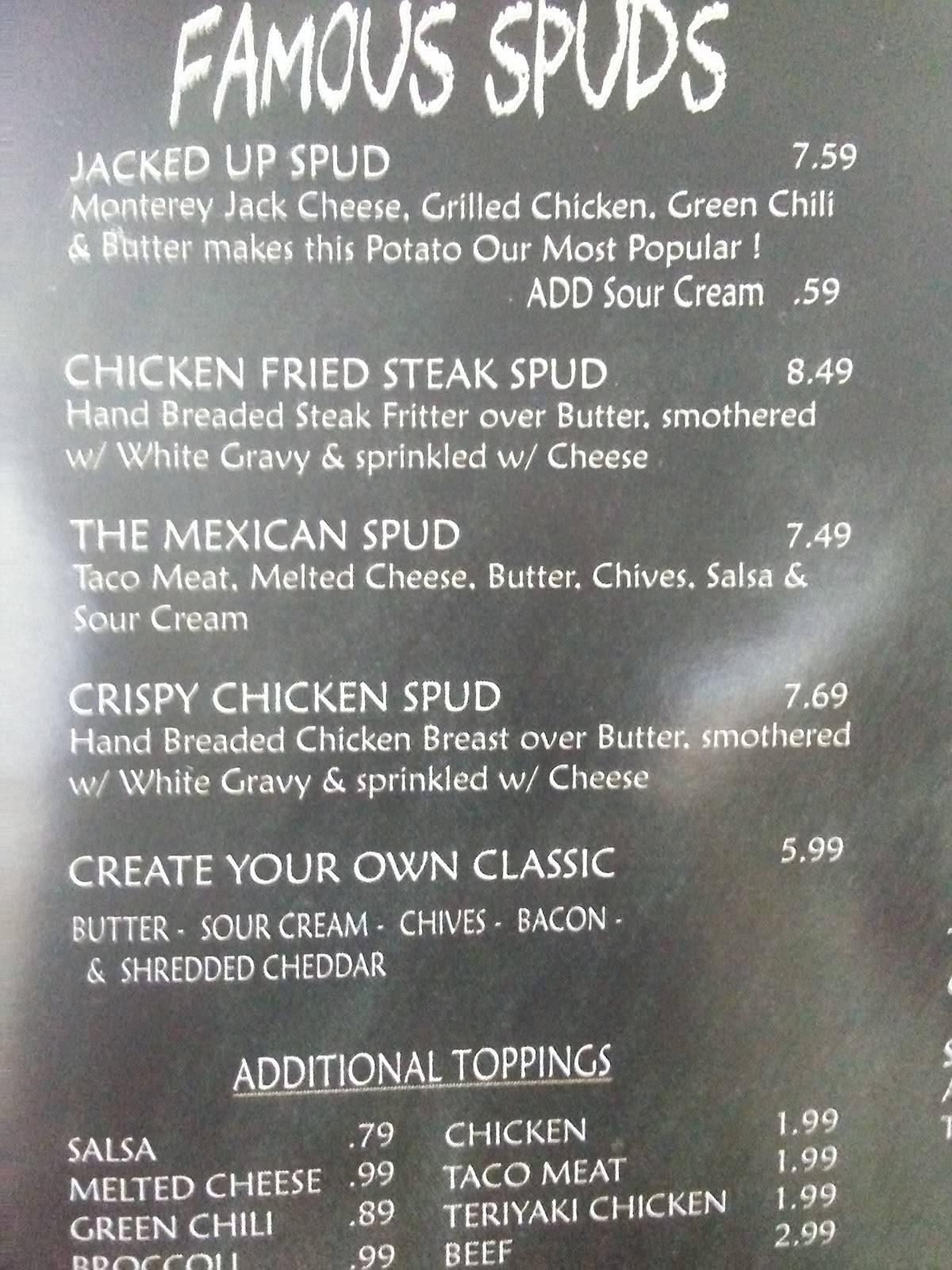 Menu at Something Different Grill - 50th restaurant, Lubbock