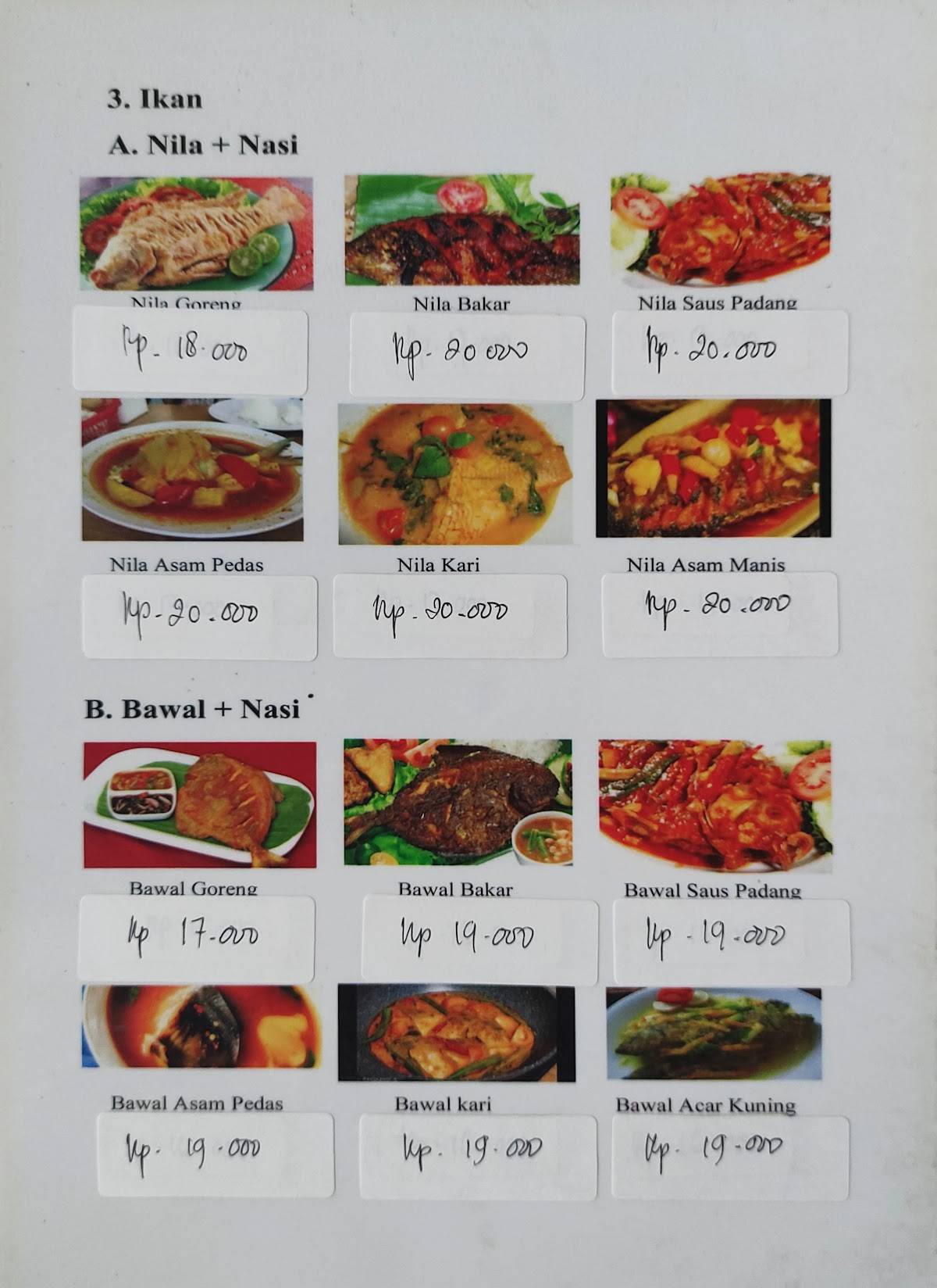 Carta del restaurante Sop Ikan Khas Batam, Semarang, Semarang